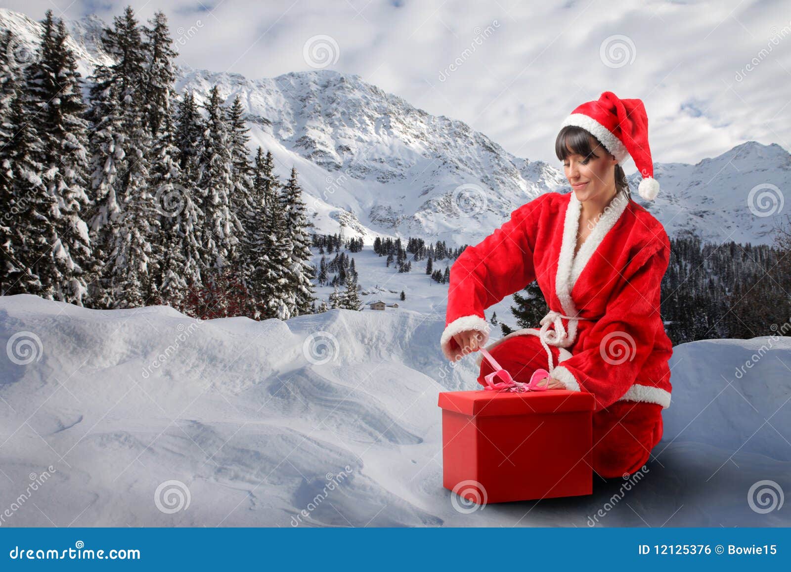 Santa stock photo. Image of alps, santa, beautiful, landscaped - 12125376