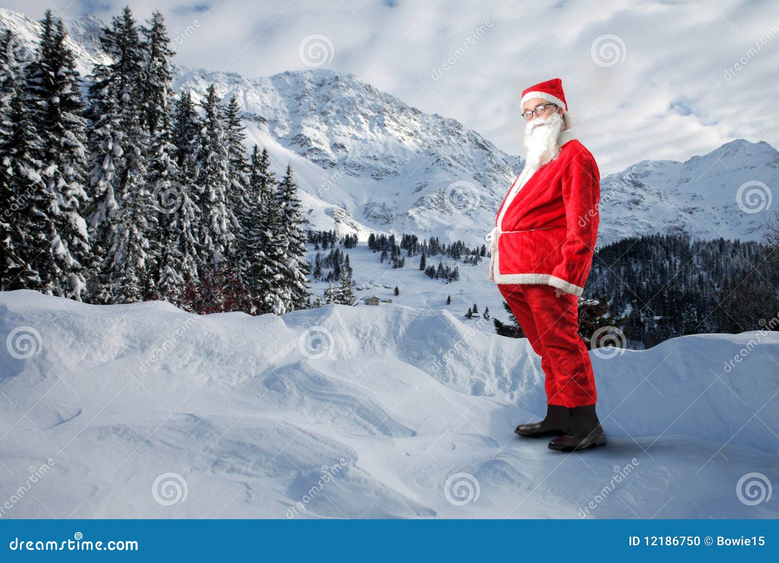 Santa stock photo. Image of nature, winter, santa, boots - 12186750