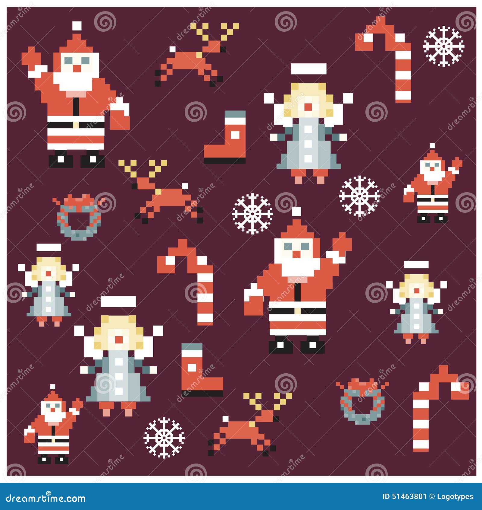 Pixel Characters Isometric Vector Illustration | CartoonDealer.com ...