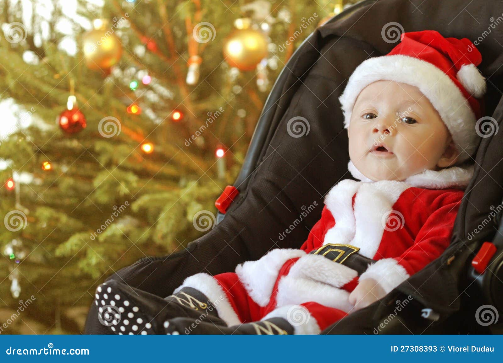 Santa Baby stock image. Image of christmas, santa, costume - 27308393