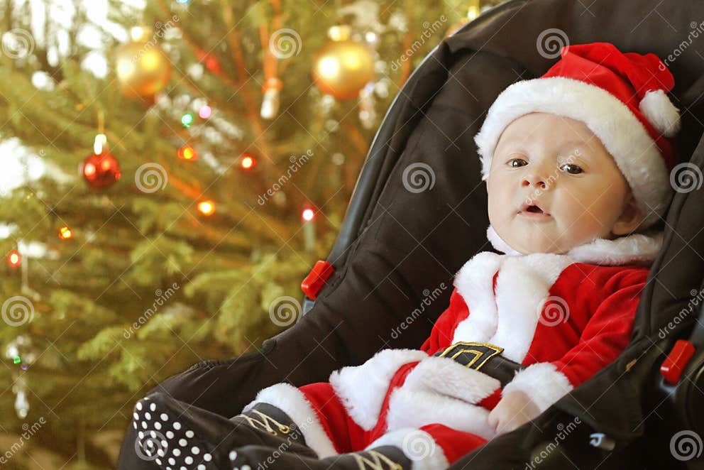 Santa Baby stock image. Image of christmas, santa, costume - 27308393