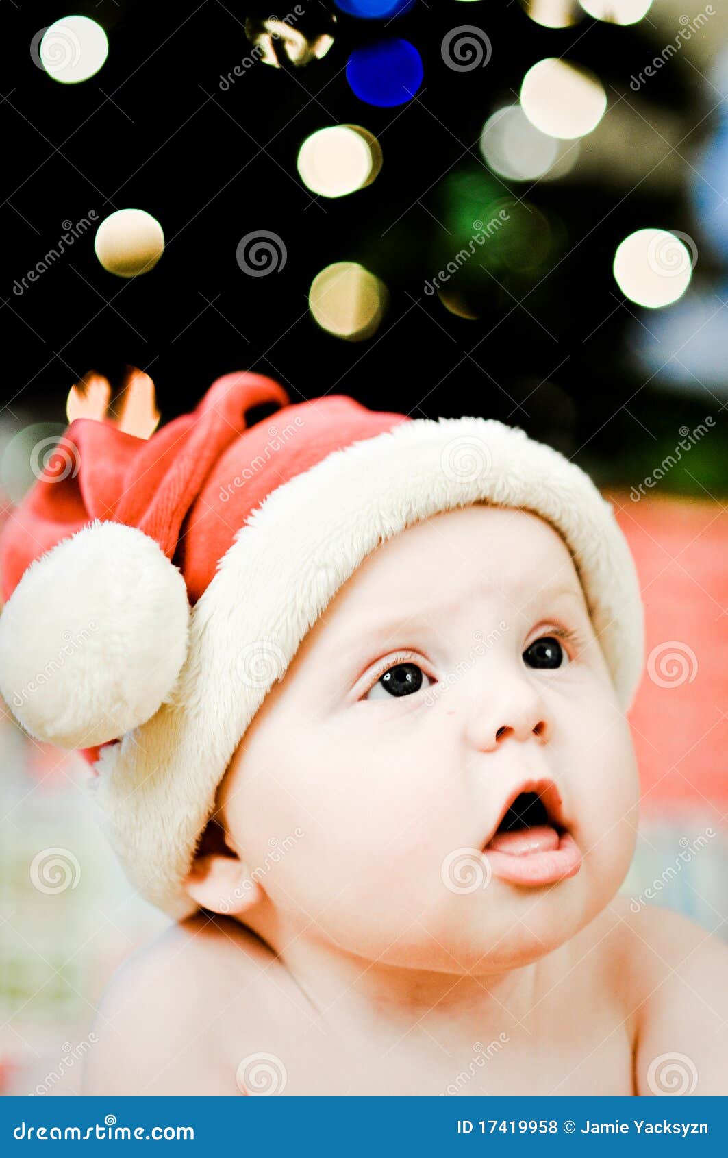 Santa Baby FAce Amazed stock photo. Image of amazed, female - 17419958