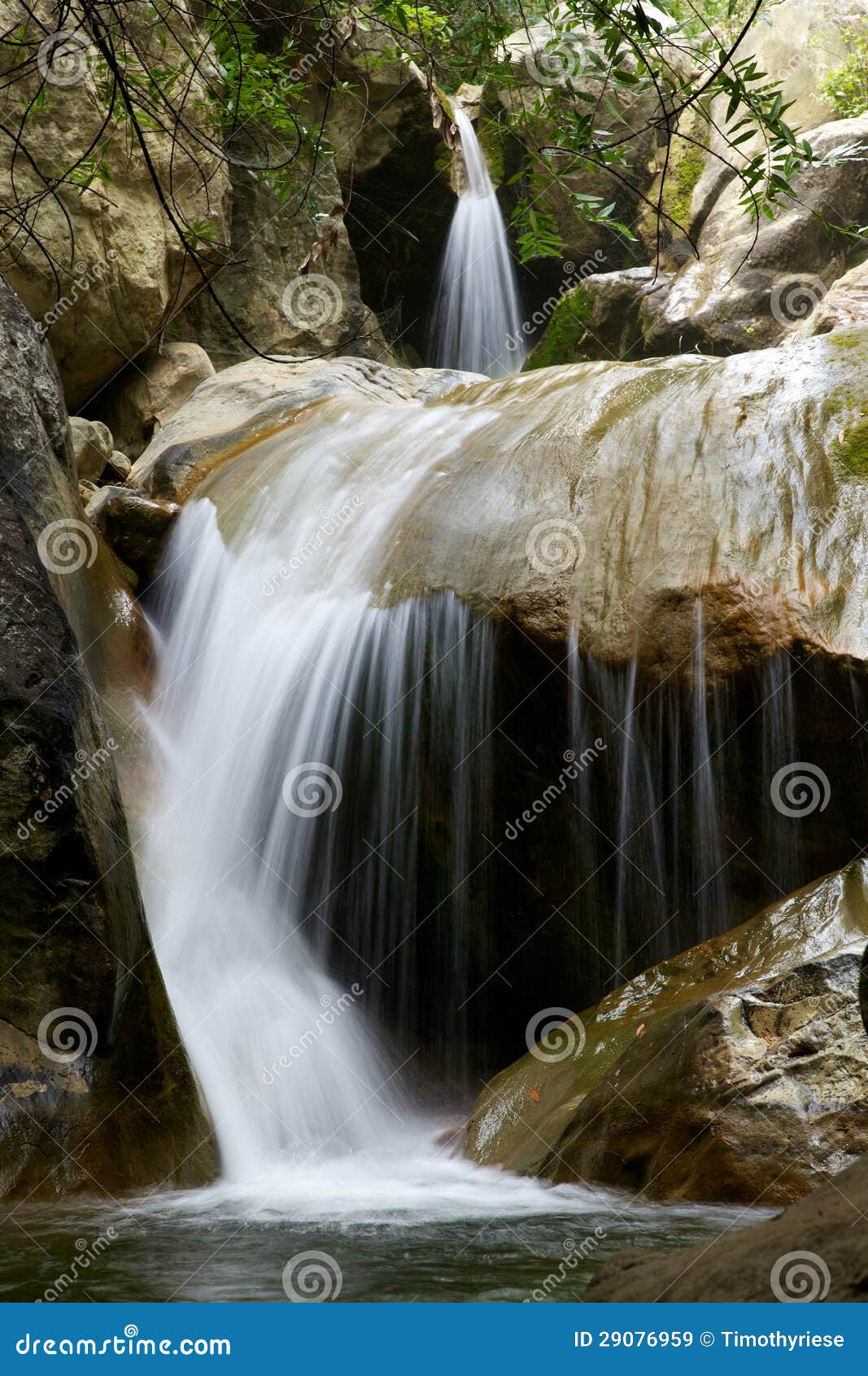 Santa Barbara Falls stock image. Image of peaceful, natural - 29076959