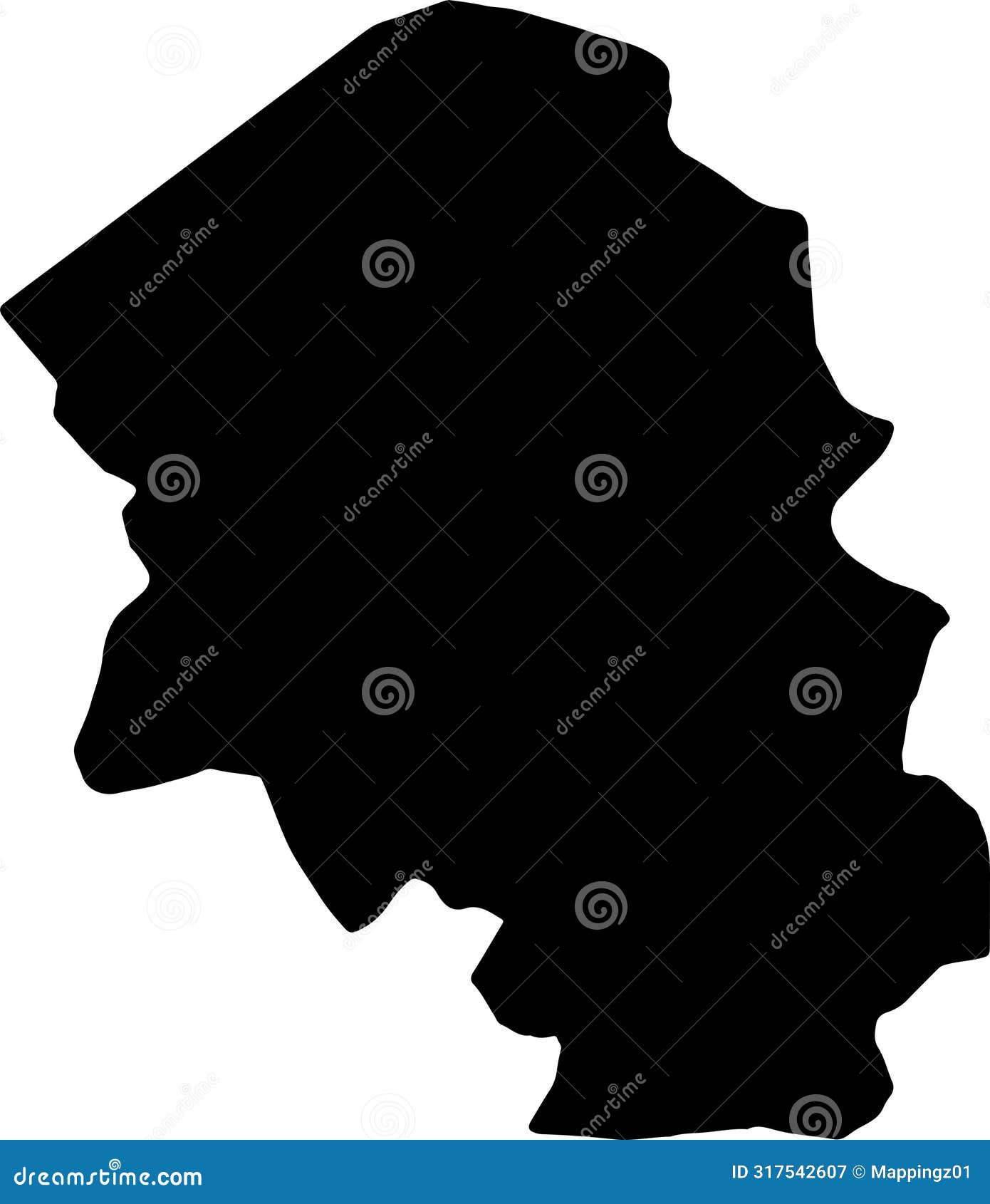 Santa Barbara Honduras Mapa Ilustração Stock - Ilustração de mapa ...