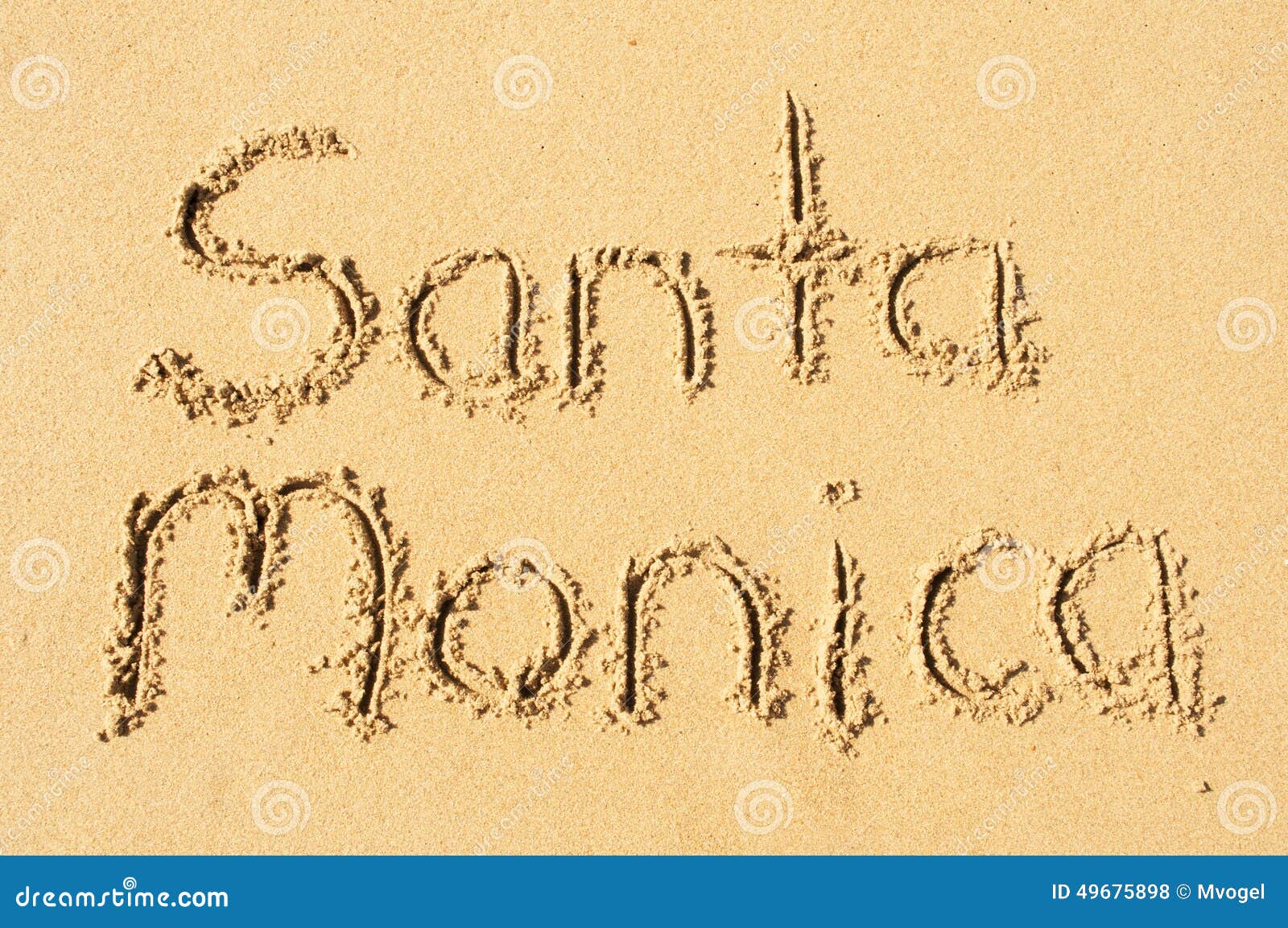 Santa Monica stock photo. Image of beach, ocean, santa - 49675898