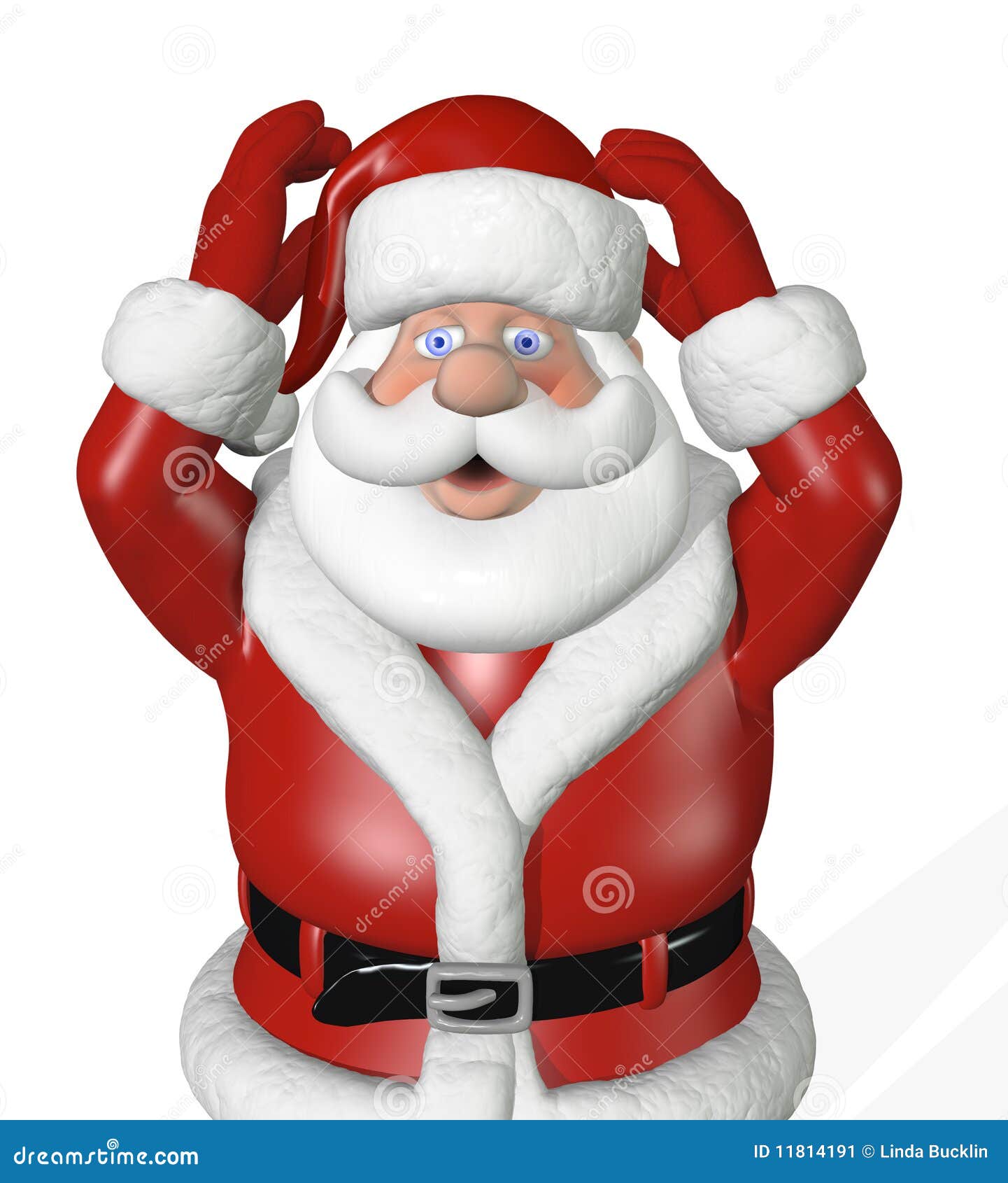 Santa is Beginning To Panic! Stock Illustration - Illustration of santa ...