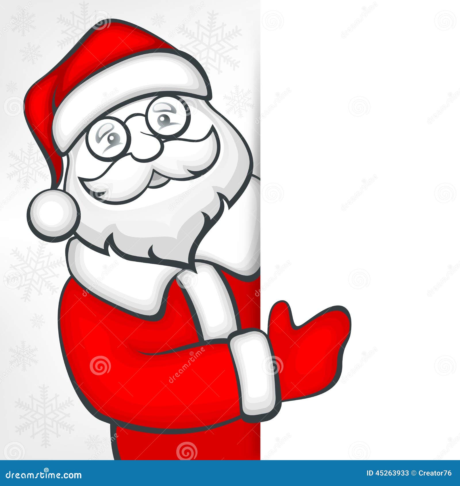 Santa blank sign stock vector. Illustration of traditional - 45263933