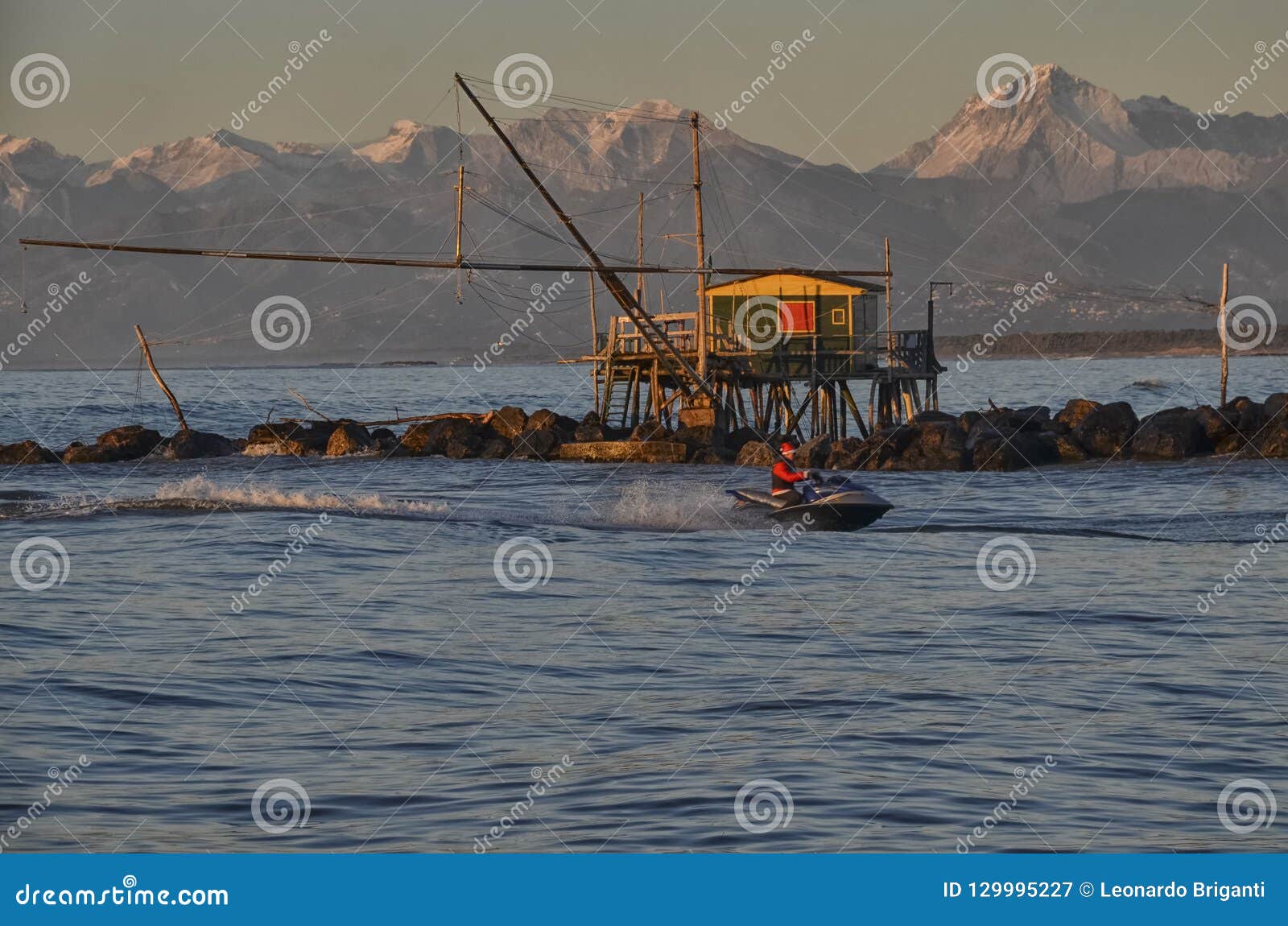 Santa on Board of a Jet Ski Stock Image - Image of santa, christmas ...