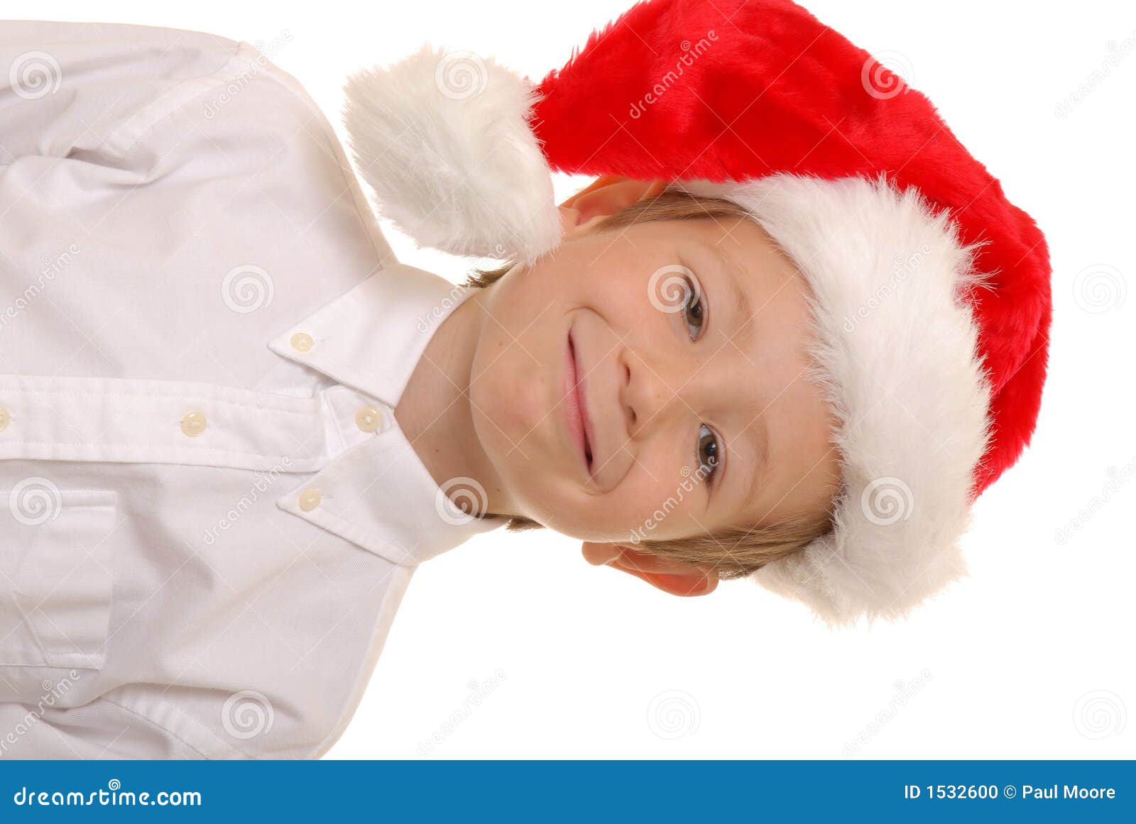 Santa Boy 101 stock photo. Image of expression, looking - 1532600