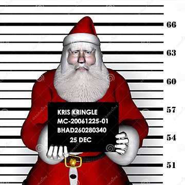 Santa - Breaking and Entering 1 Stock Illustration - Illustration of ...