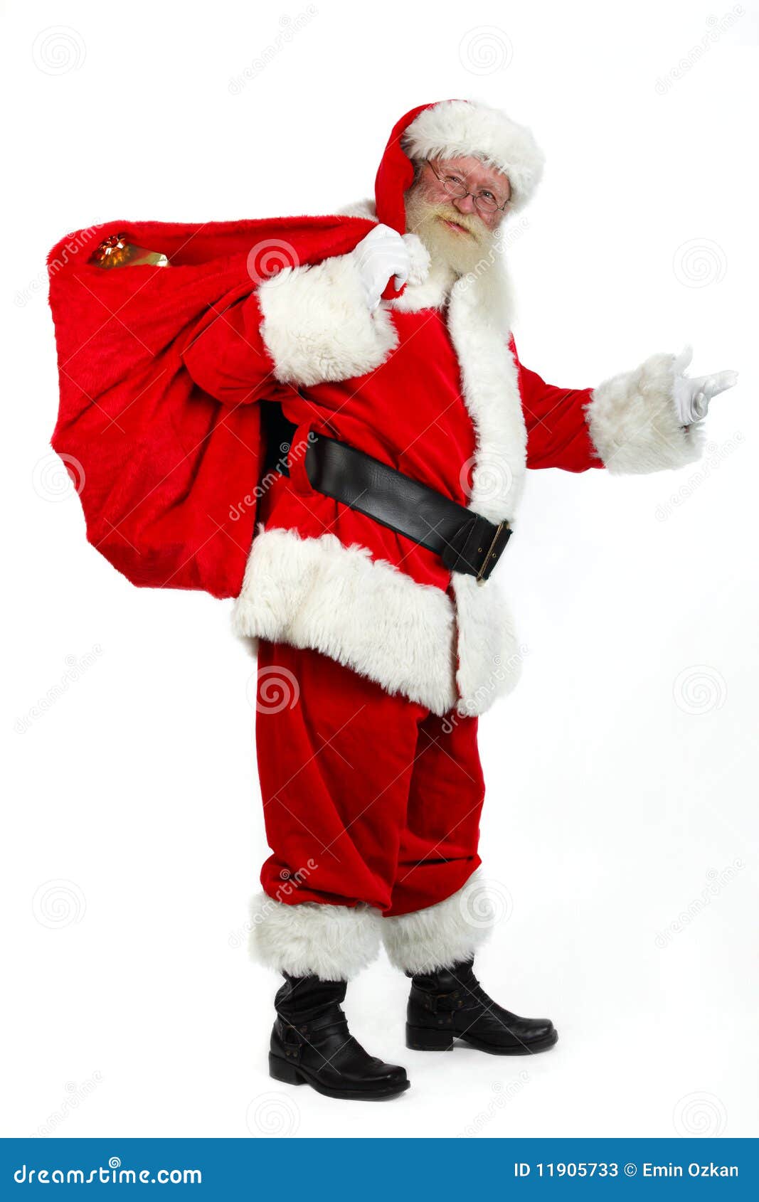 Santa bringing presents stock image. Image of loaded - 11905733