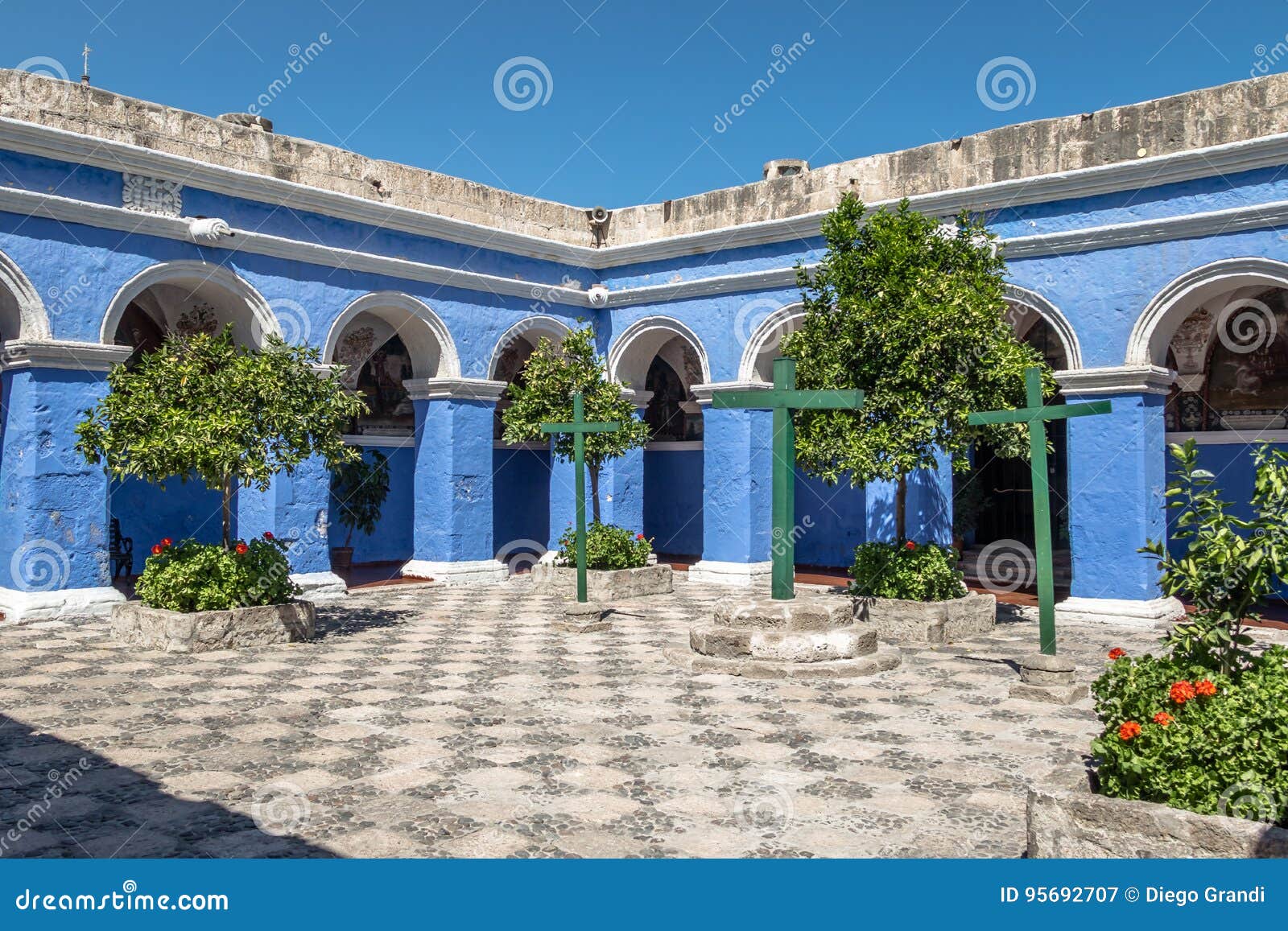 Santa Catalina Monastery - Arequipa, Peru Stock Image - Image of ...