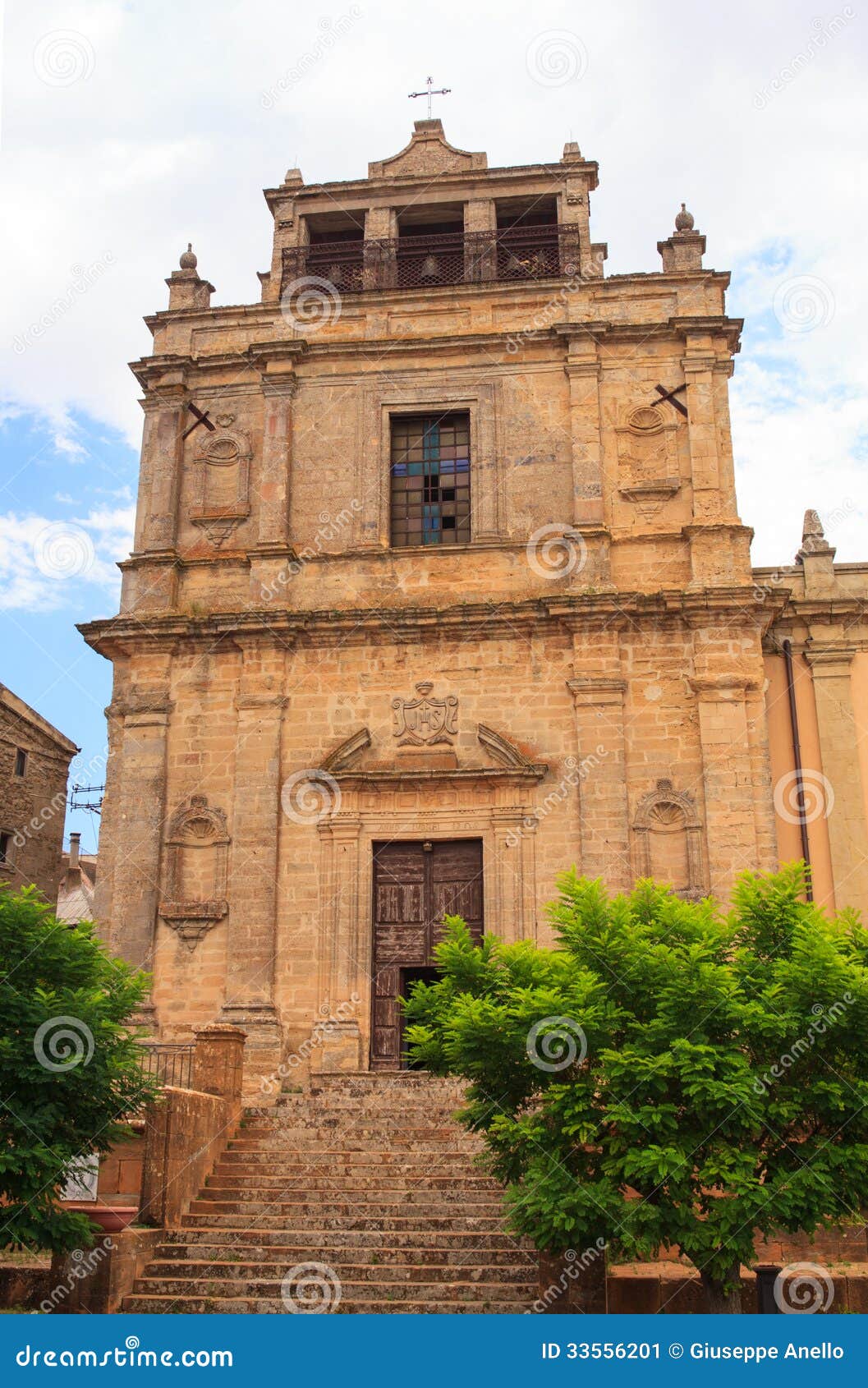 Santa Chiara church, Enna stock image. Image of cities - 33556201