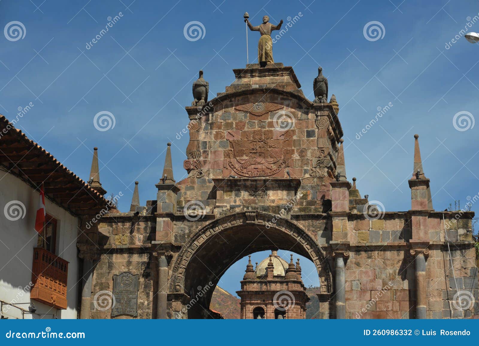 Santa Clara Arch in Cusco, Peru Stock Photo - Image of clara, santa ...