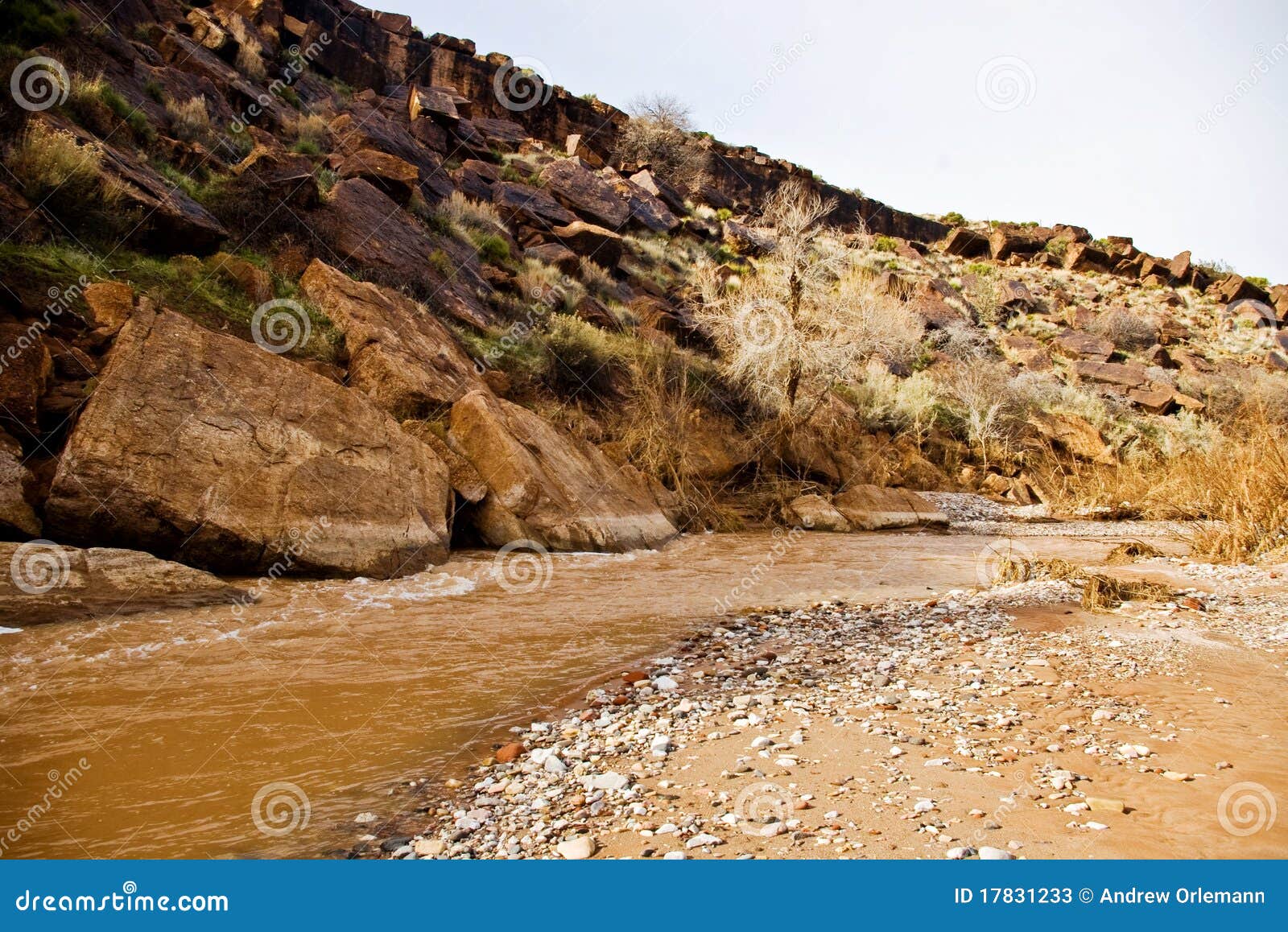 Santa Clara River stock image. Image of outdoors, landscape - 17831233