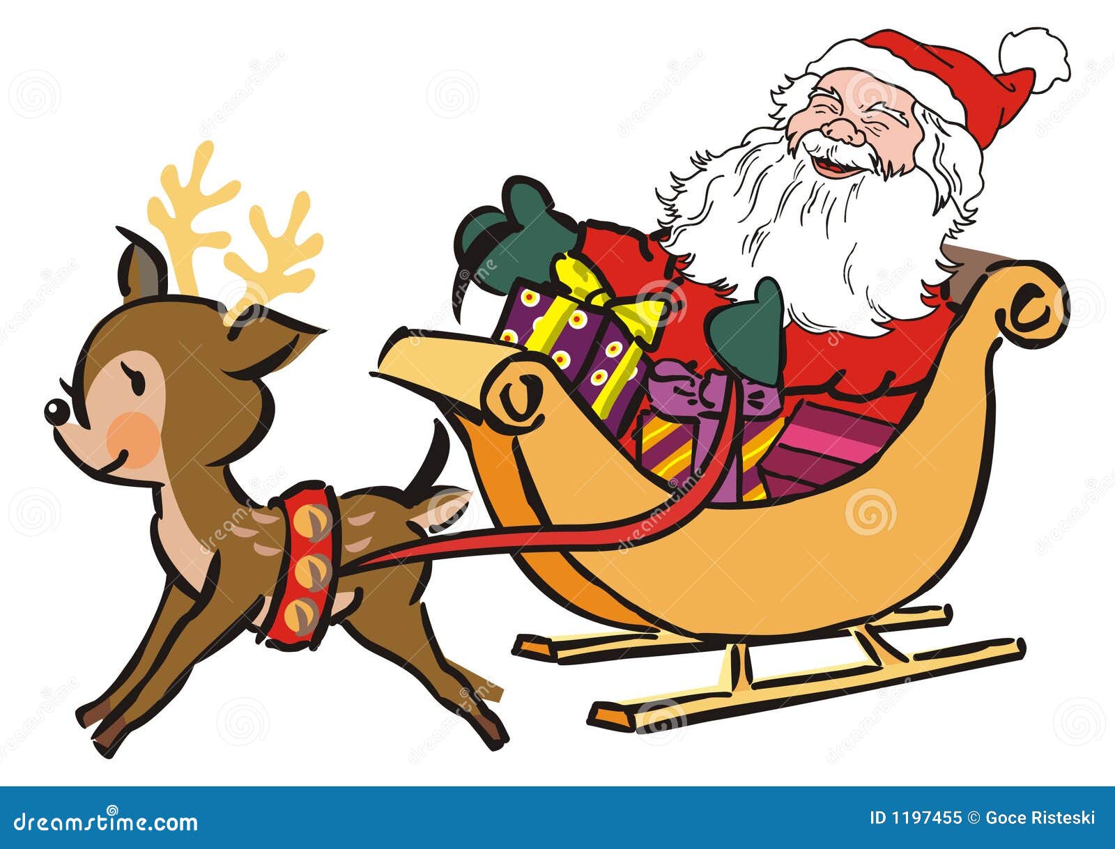 Santa claus stock illustration. Illustration of santa - 1197455