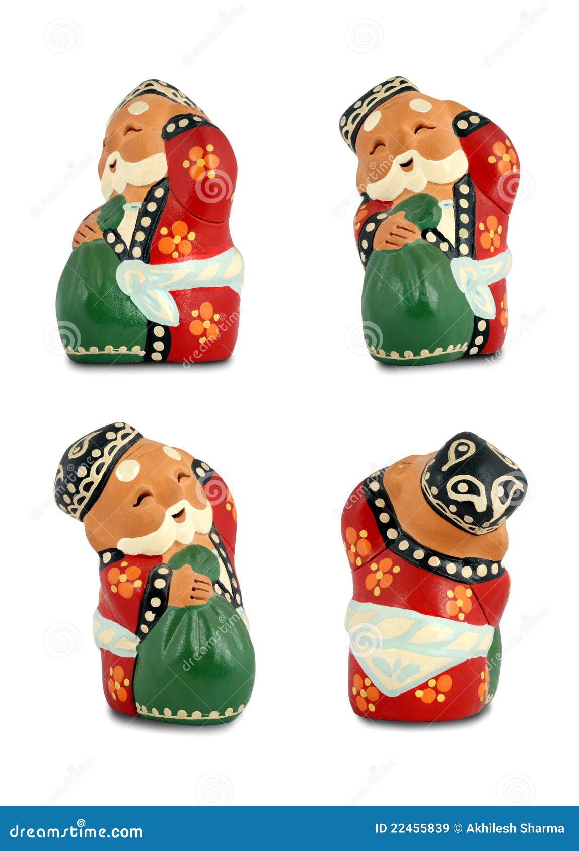 Santa Claus - 4 Different Angles Stock Image - Image of gift, santa ...