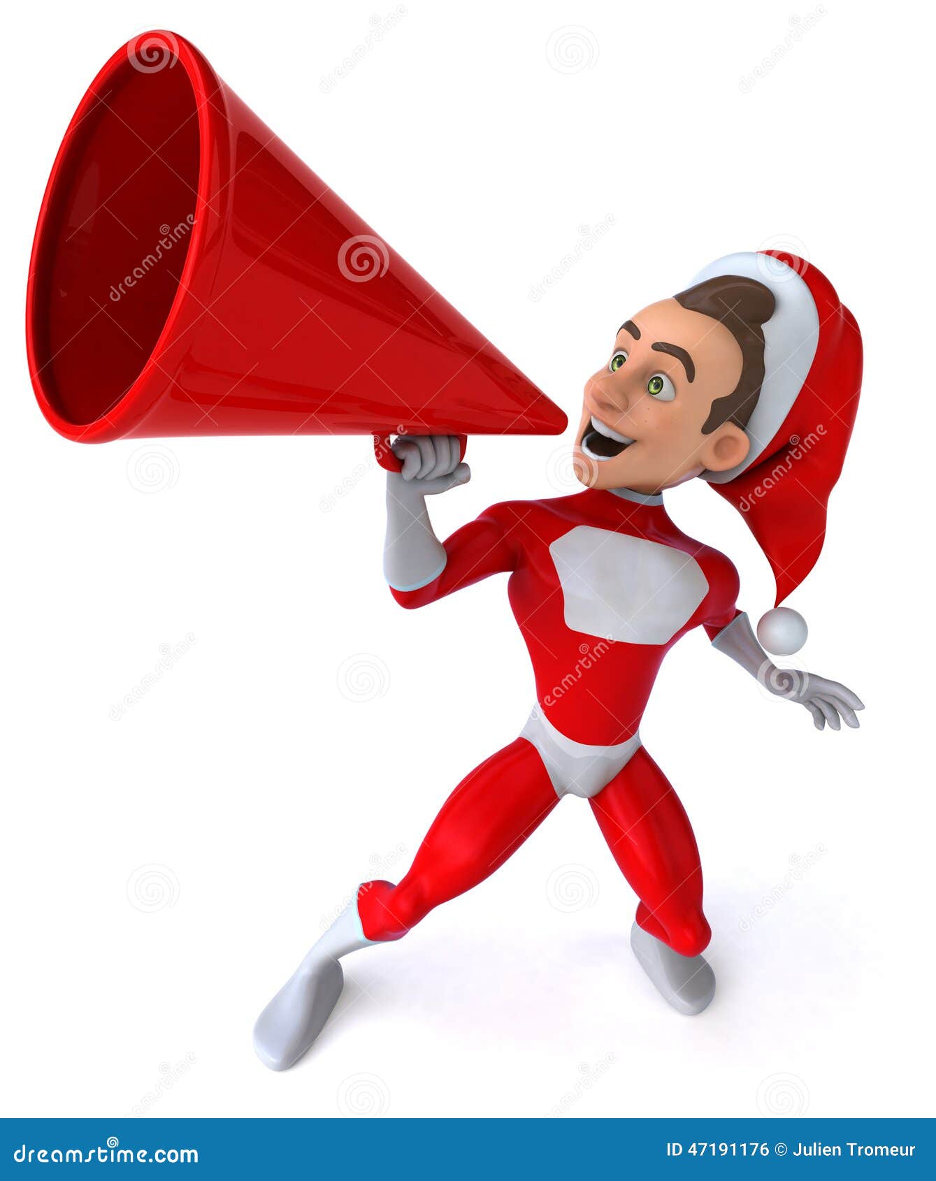 Santa claus stock illustration. Illustration of superpower - 47191176