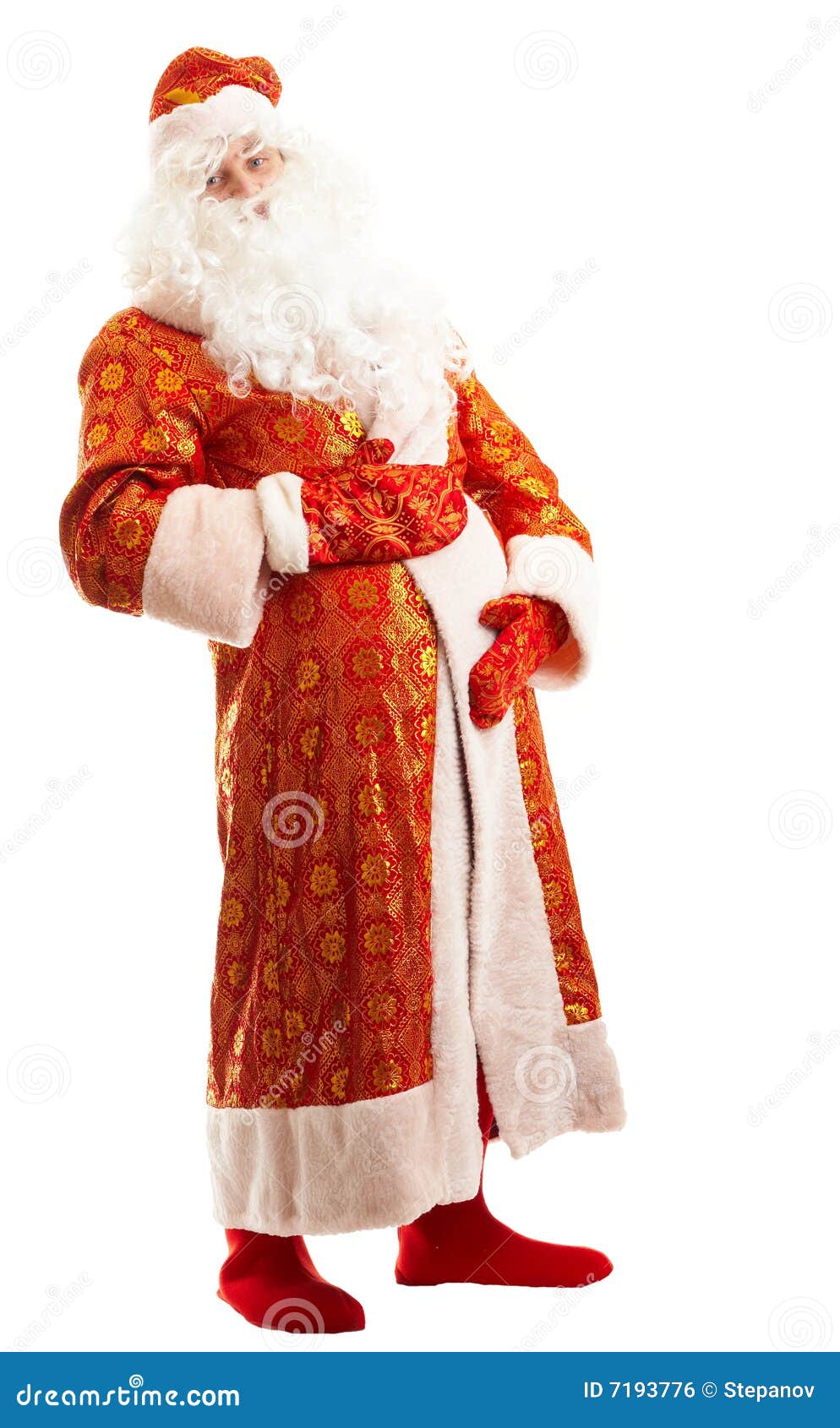 Santa Claus stock photo. Image of isolated, costume, person - 7193776