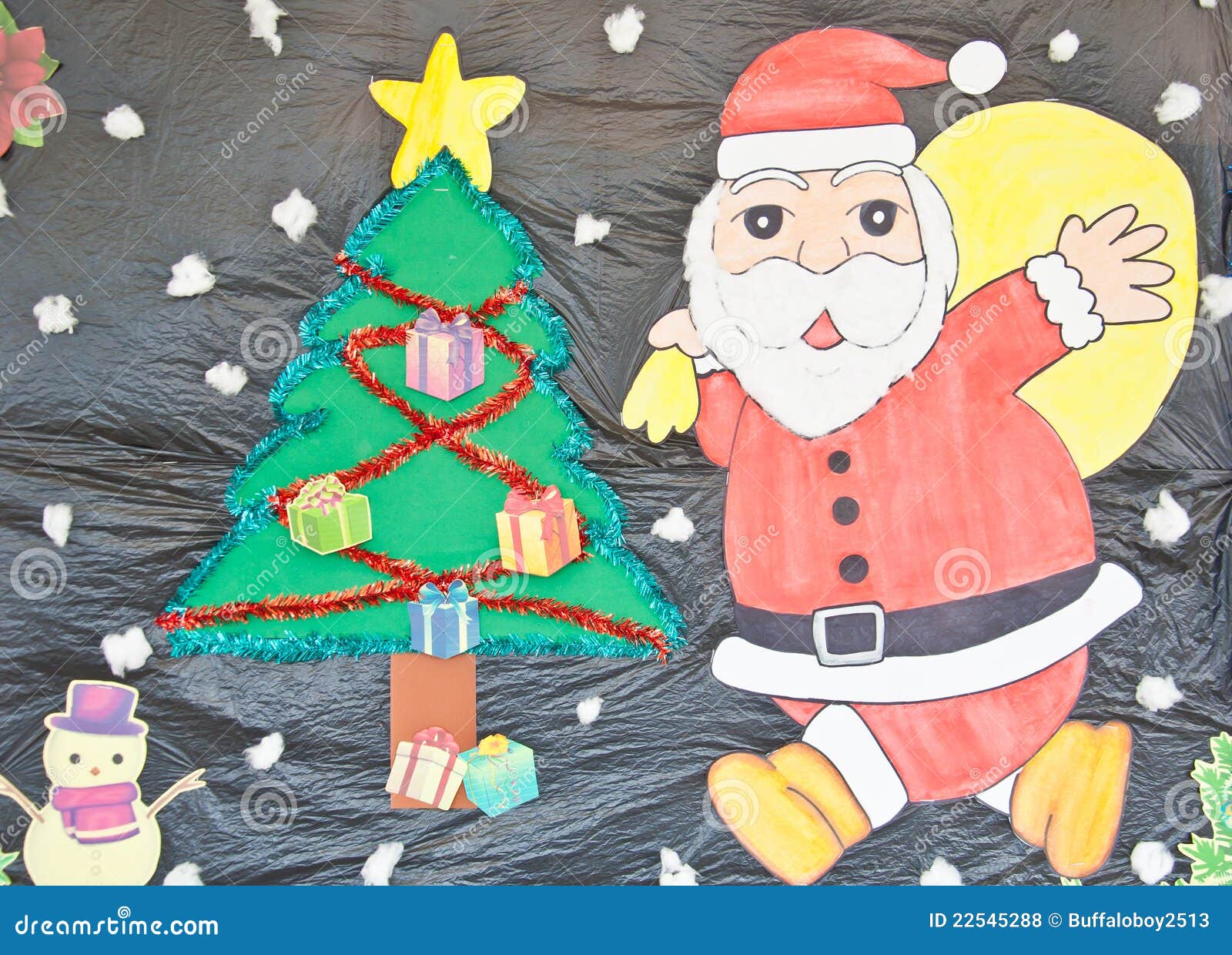 Santa Claus art work stock photo. Image of santa, draw - 22545288