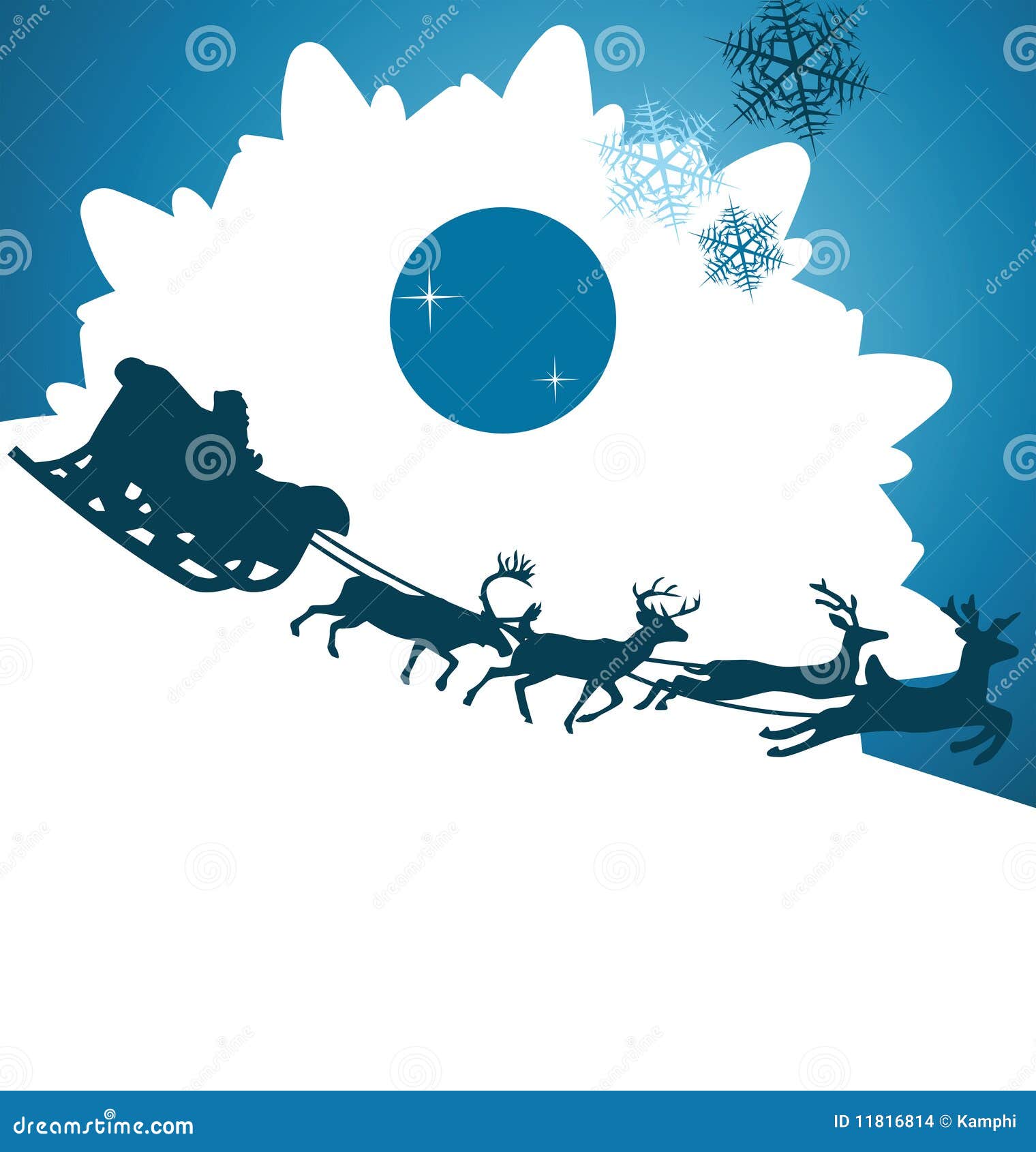 Santa claus bg stock illustration. Illustration of christmas - 11816814