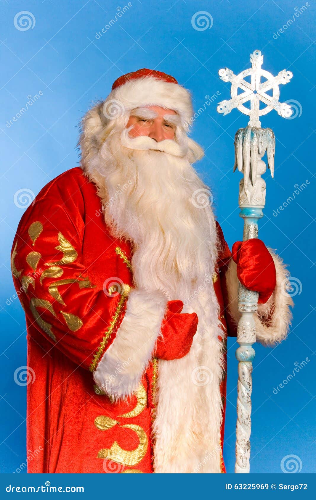 Santa Claus stock image. Image of portrait, santa, looking - 63225969