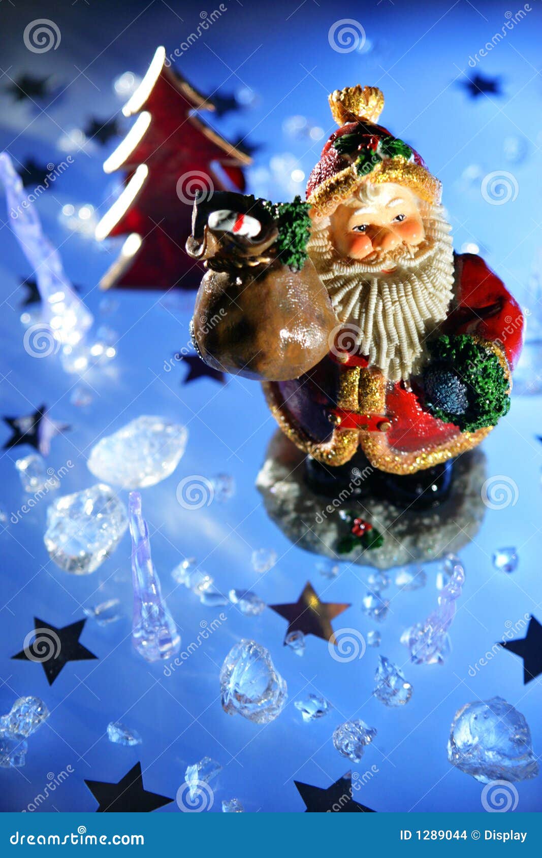 Santa Claus Bringing Presents Stock Photo - Image of nicholas, claus ...