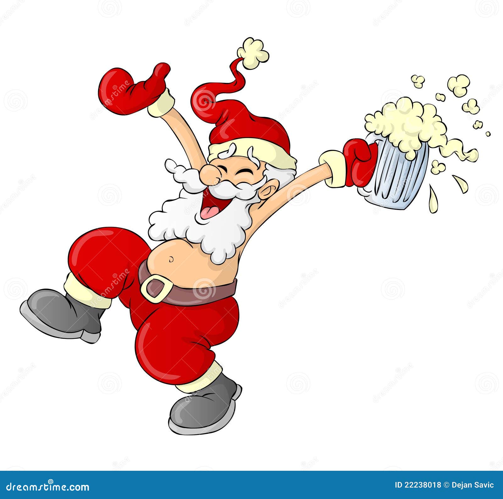 Santa Claus Cartoon stock illustration. Illustration of line - 22238018