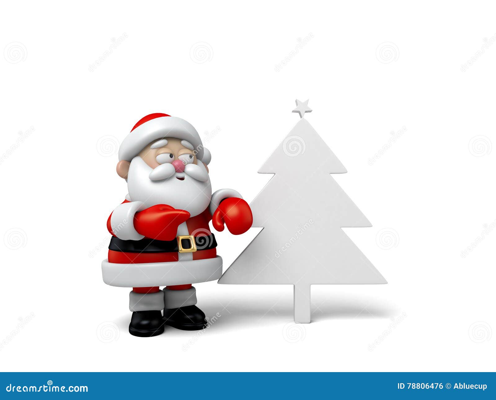 The Santa Claus stock illustration. Illustration of cartoon - 78806476