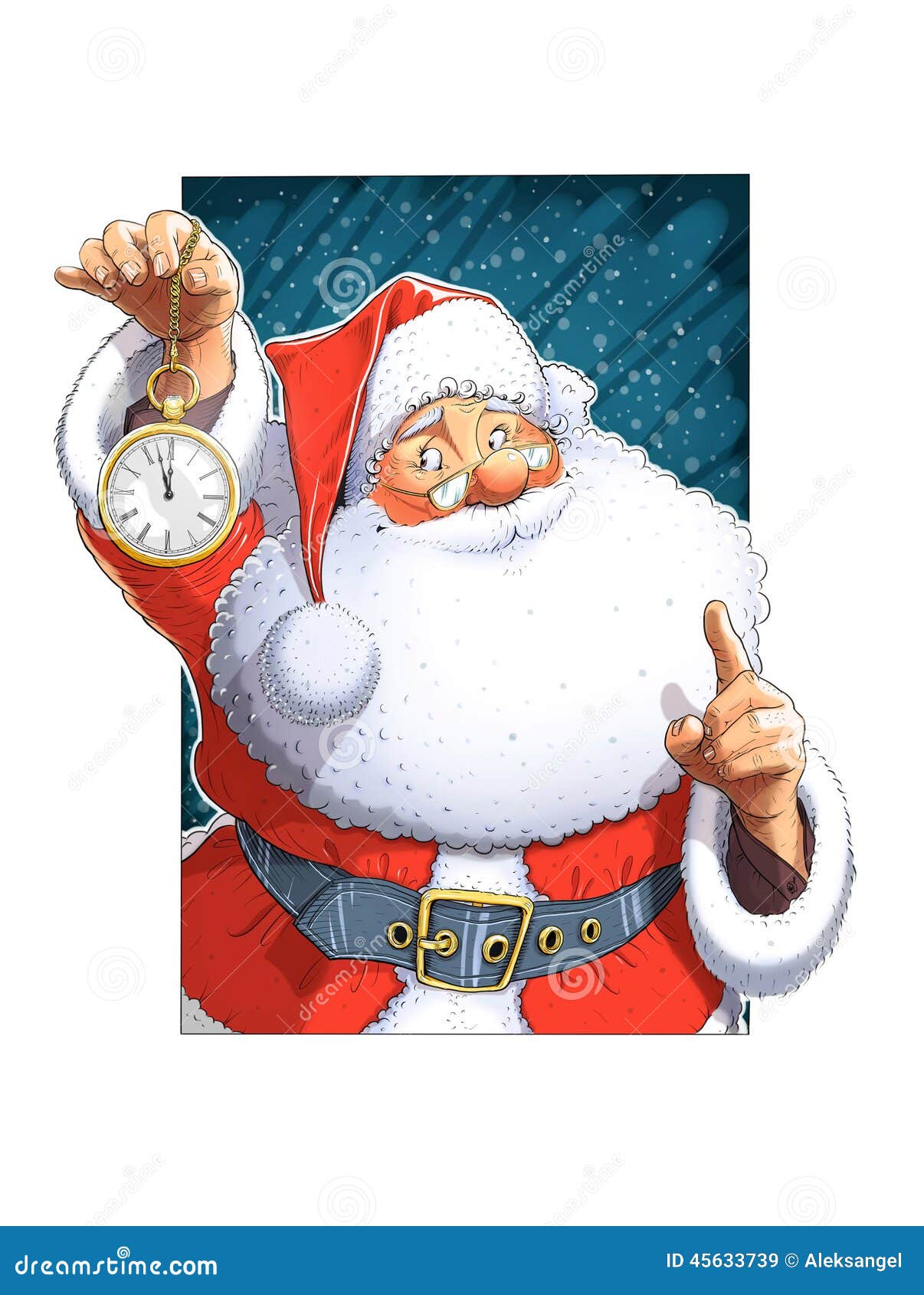 Santa Clock Stock Illustrations – 2,816 Santa Clock Stock Illustrations ...
