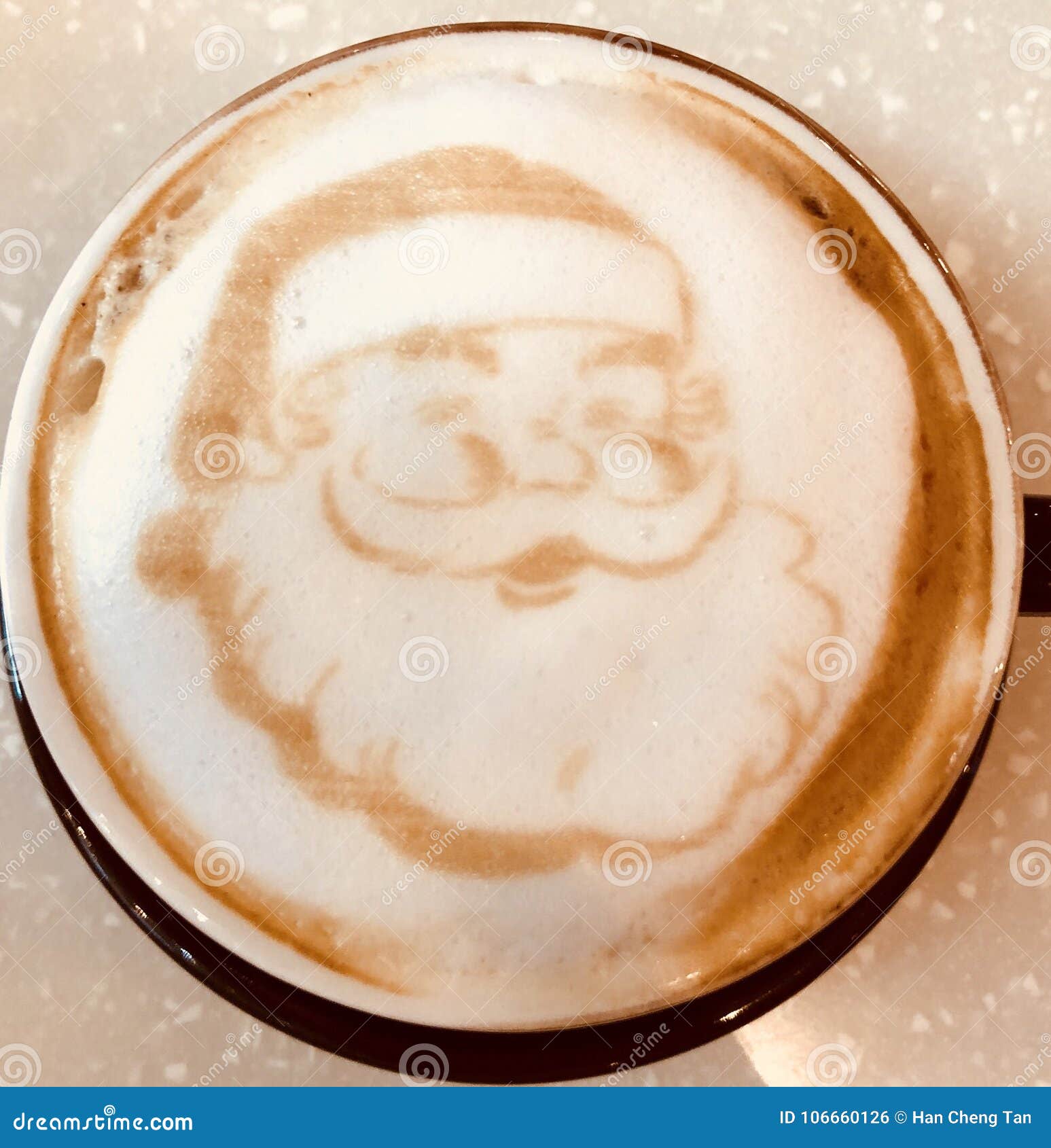 Santa Claus Coffee stock photo. Image of claus, decorated - 106660126