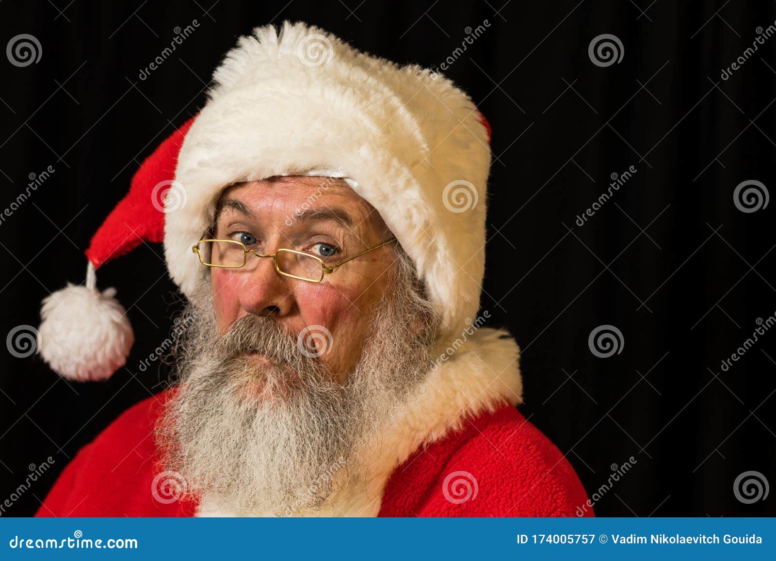 Santa Claus confused stock image. Image of saint, senior - 174005757