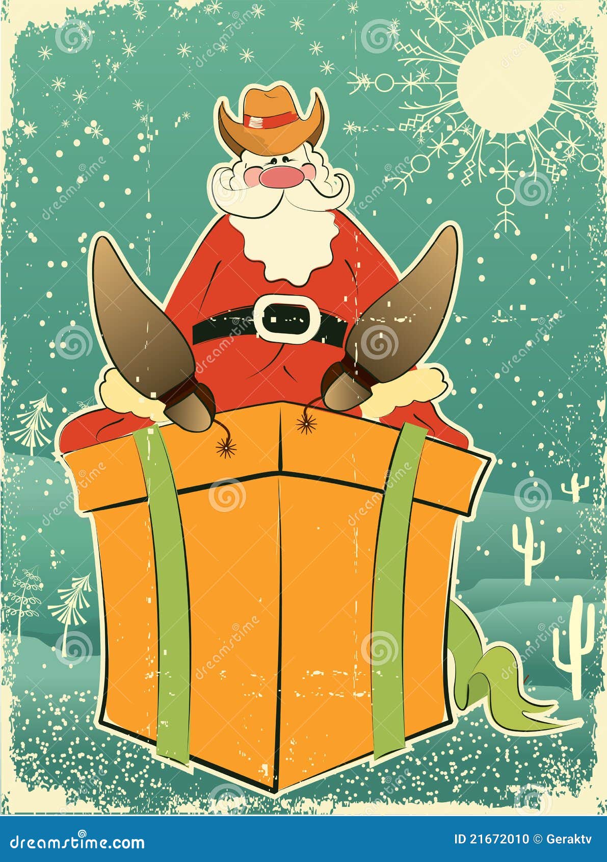 Cowboy Santa And Clipart