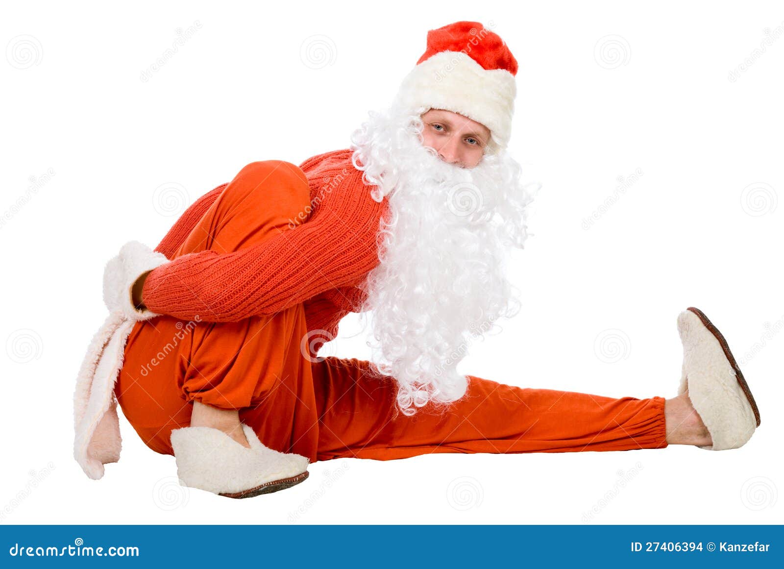 Santa Claus Does Gymnastics Stock Photos - Free & Royalty-Free Stock ...