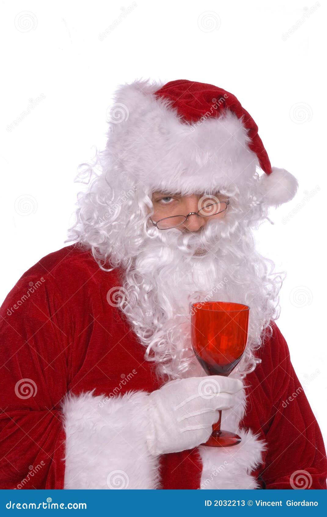 Santa Claus is drunk stock image. Image of nicholas, december - 2032213