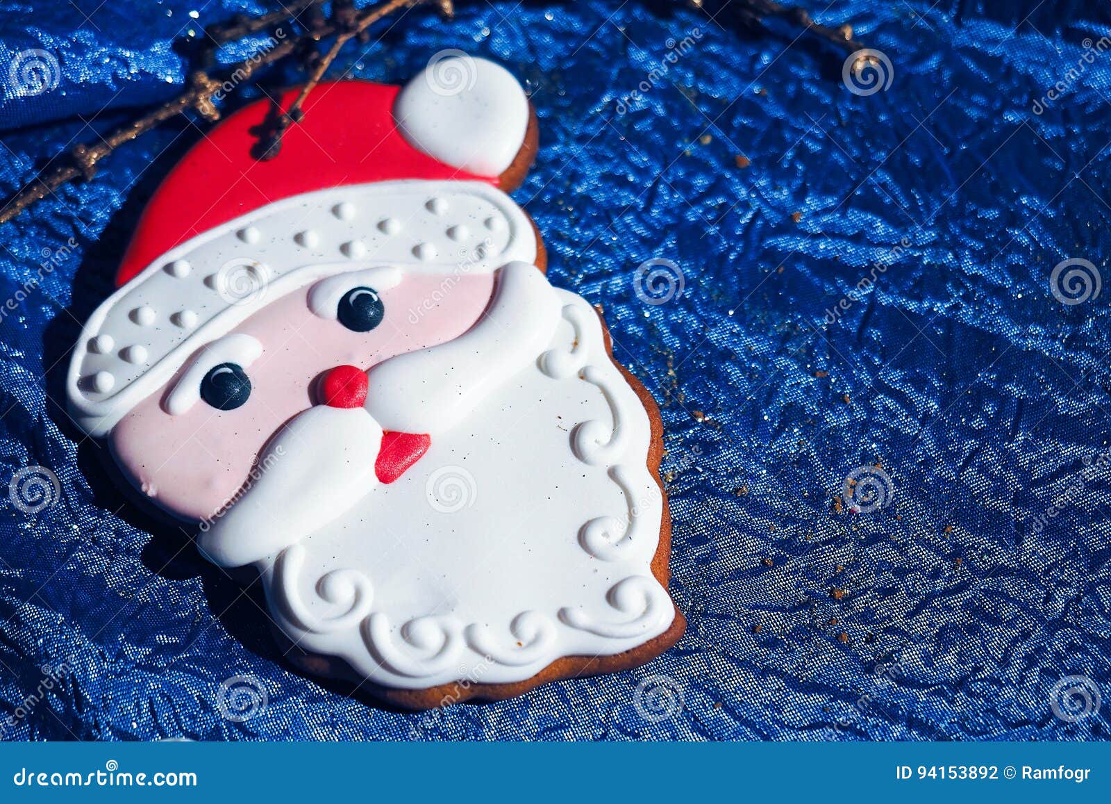 Santa Claus Gingerbread Man Stock Photo - Image of decorated, concept ...