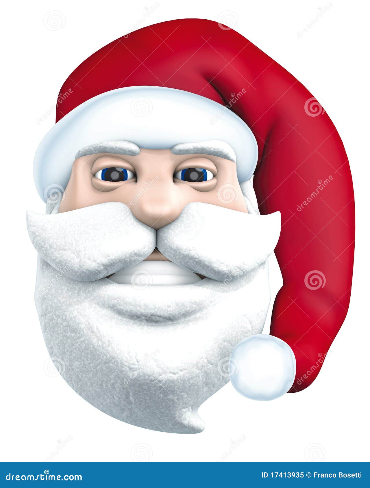 Santa Claus Head Royalty Free Stock Photo - Image: 17413935