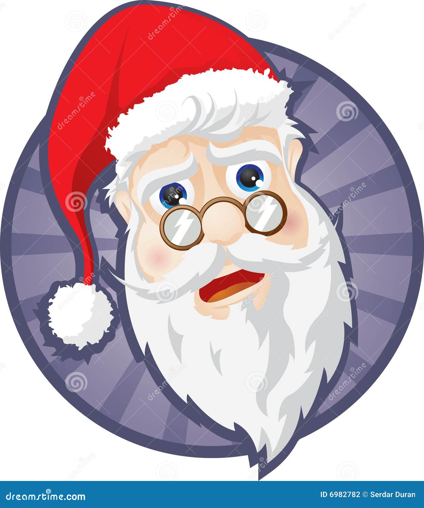 Santa Claus Head Stock Photography - Image: 6982782