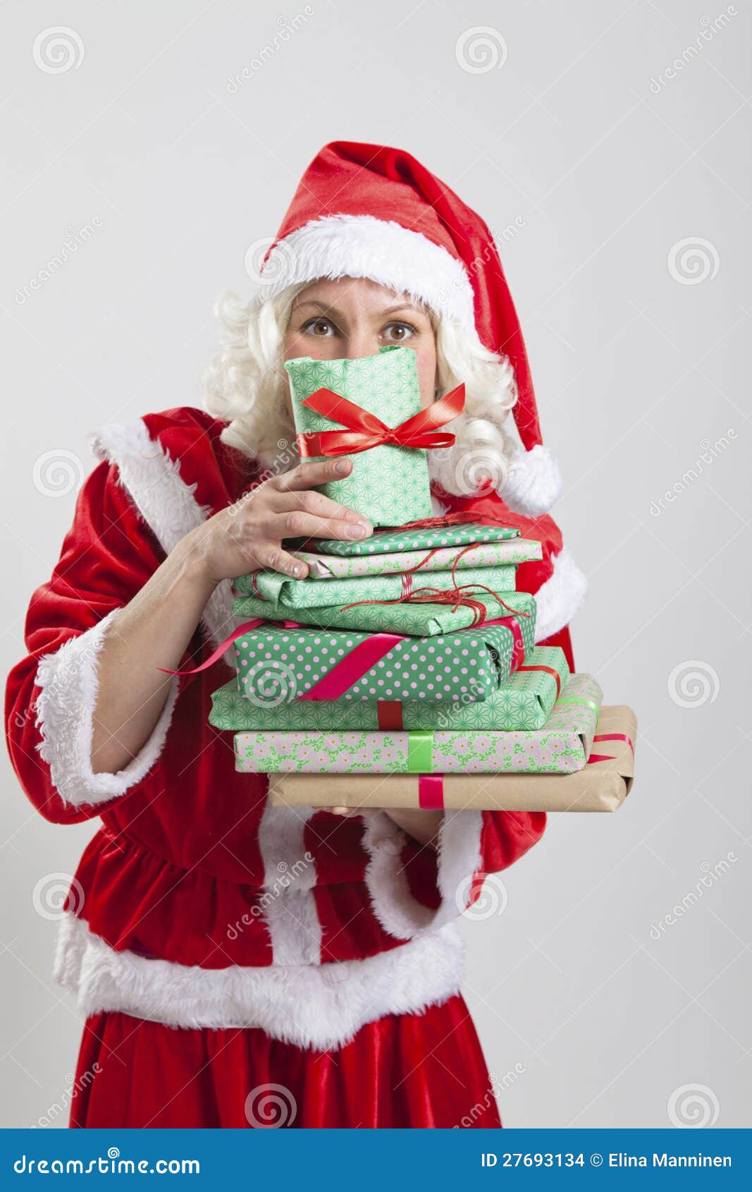 Santa Claus helper elf stock photo. Image of happiness - 27693134