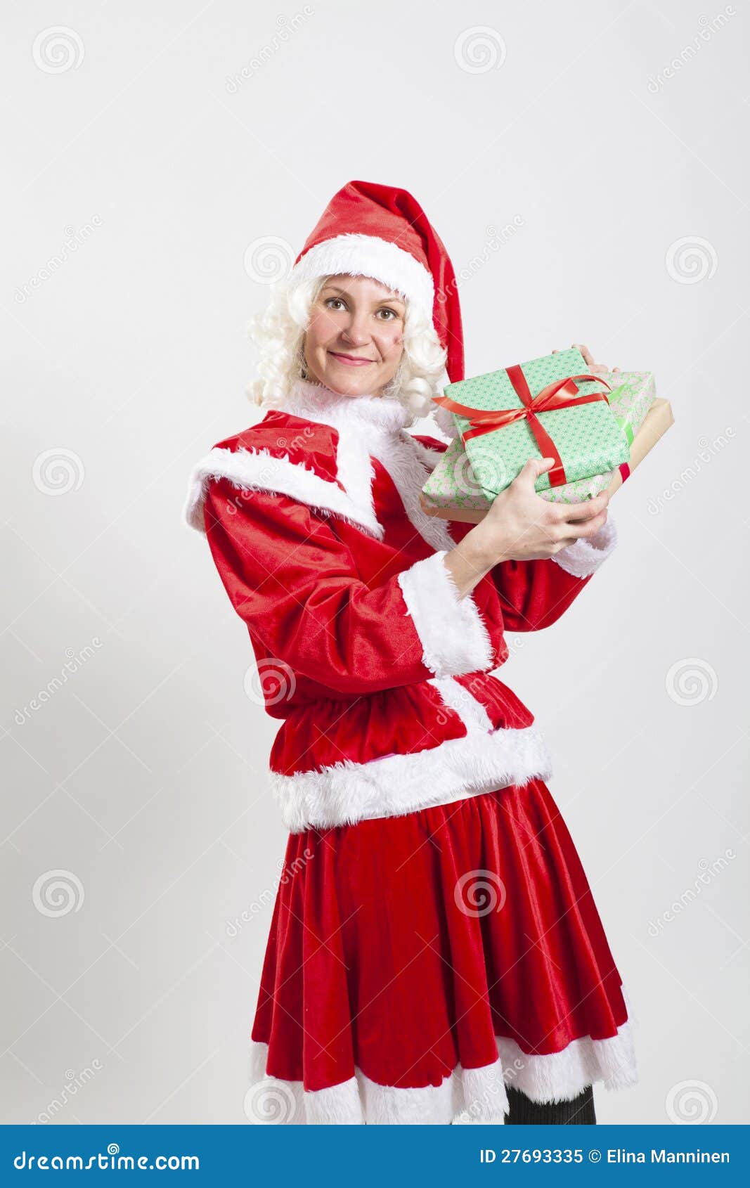 Santa Claus helper elf stock image. Image of happiness - 27693335