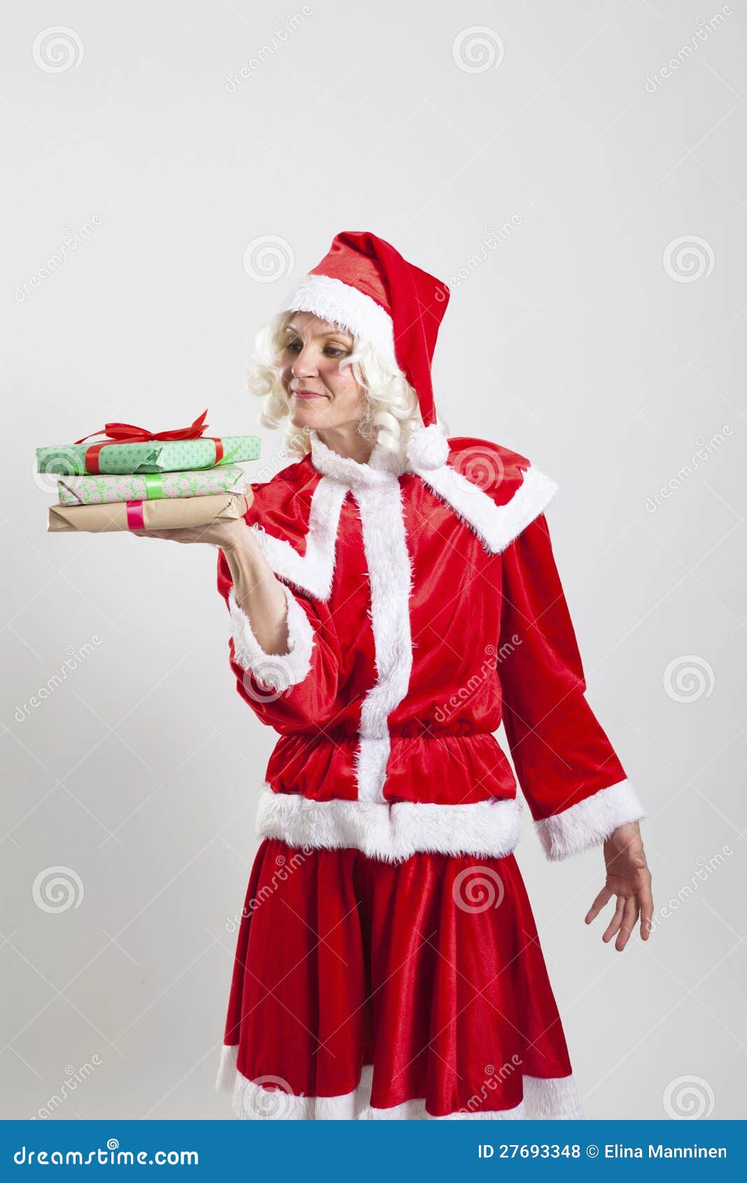 Santa Claus helper elf stock photo. Image of isolated - 27693348