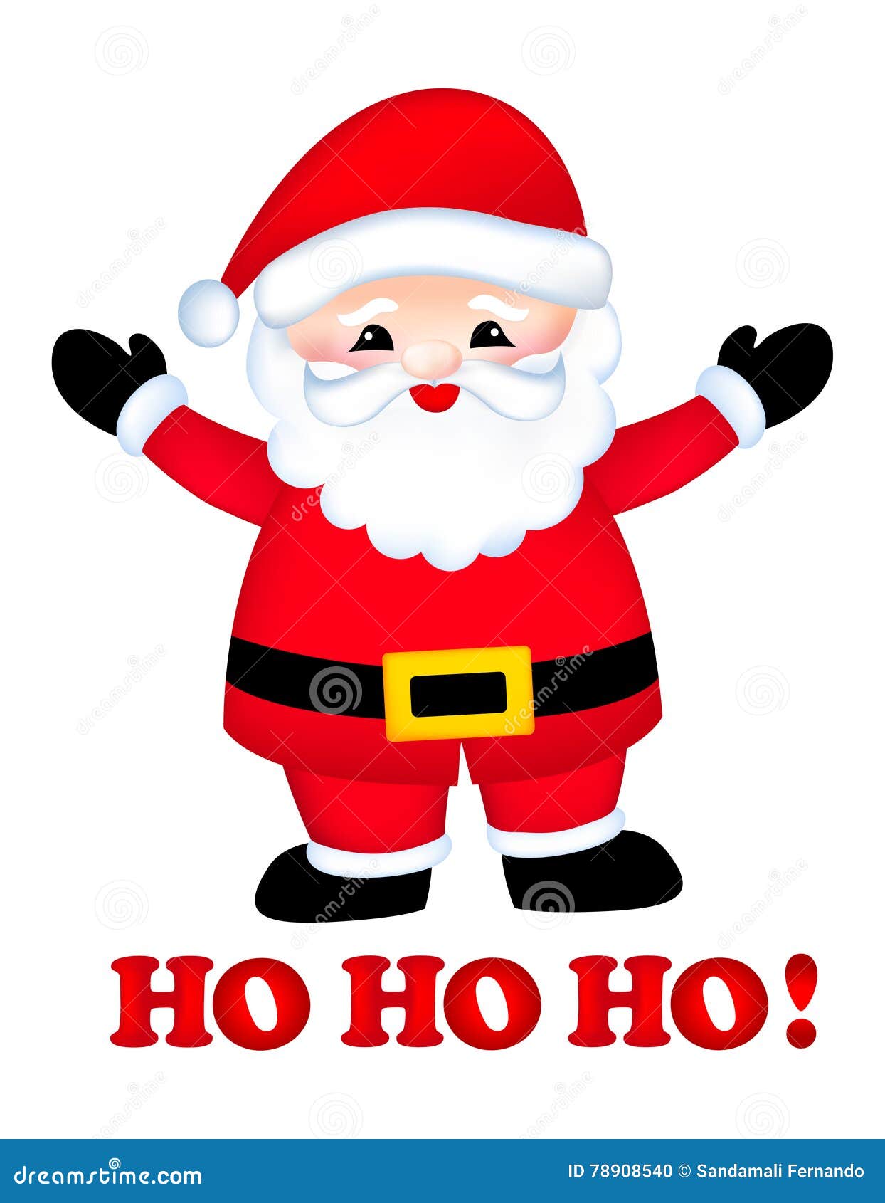 Santa stock illustration. Illustration of wishing, christmas - 78908540