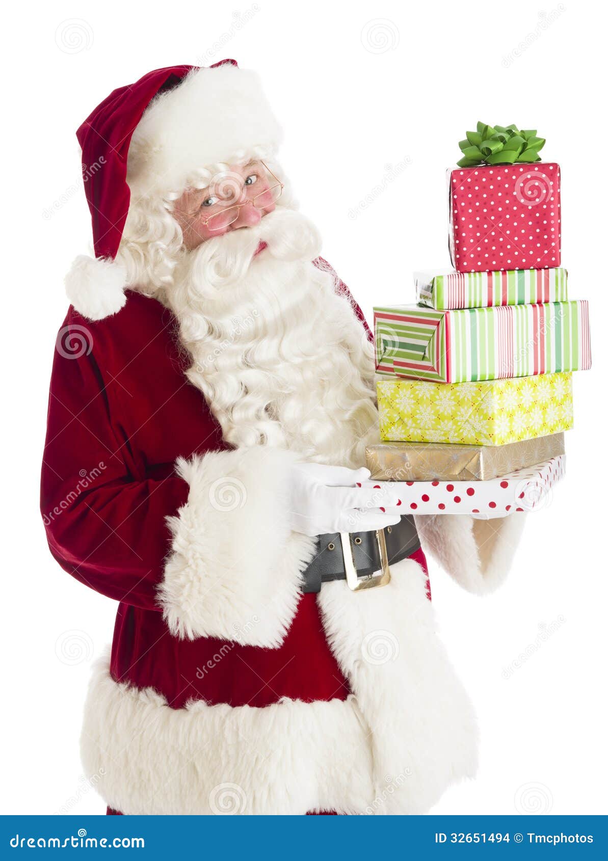 Santa With Stack Of Russian Rubles Royalty-Free Stock Photo ...