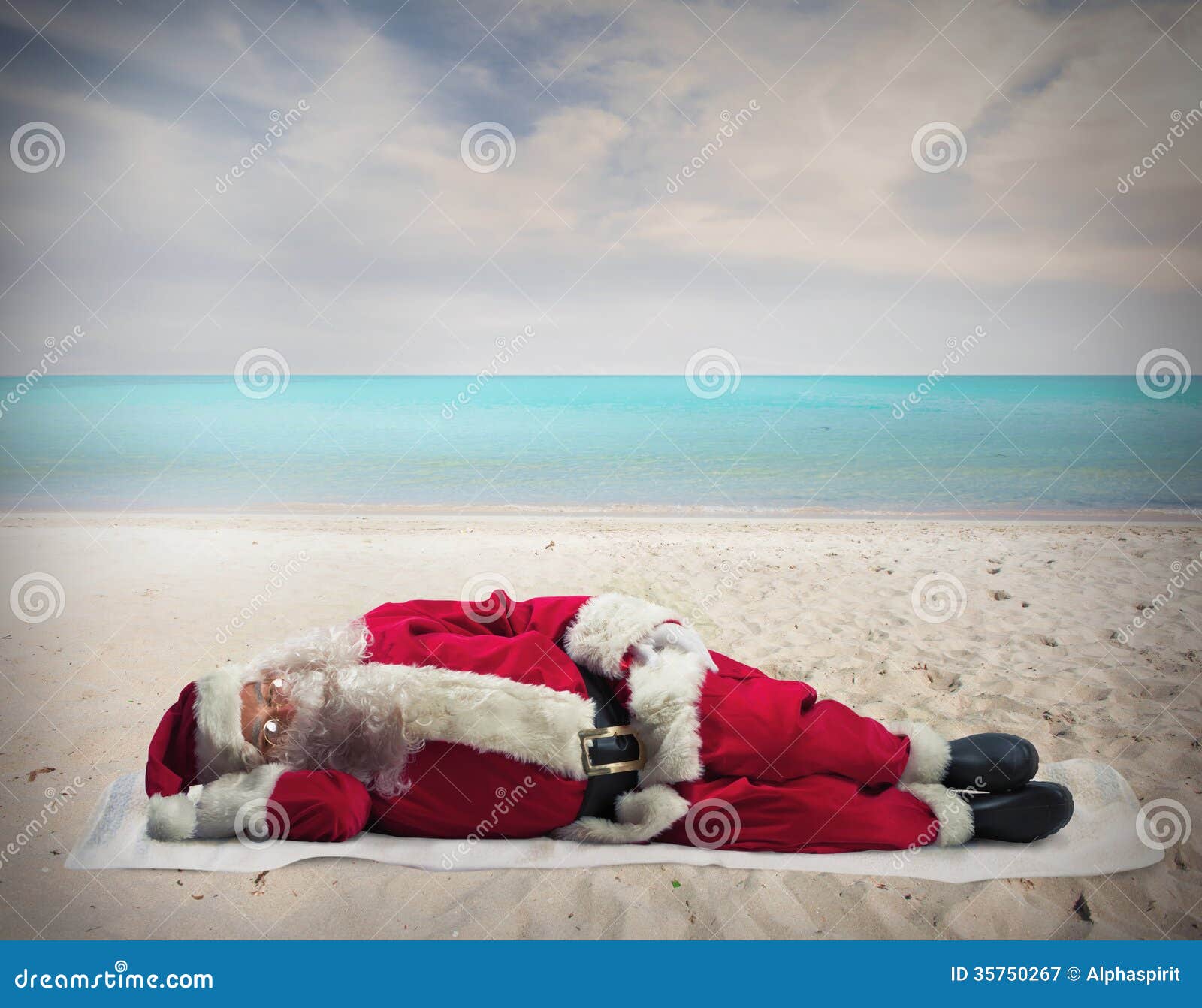 Santa Claus holiday stock image. Image of relax, costume - 35750267