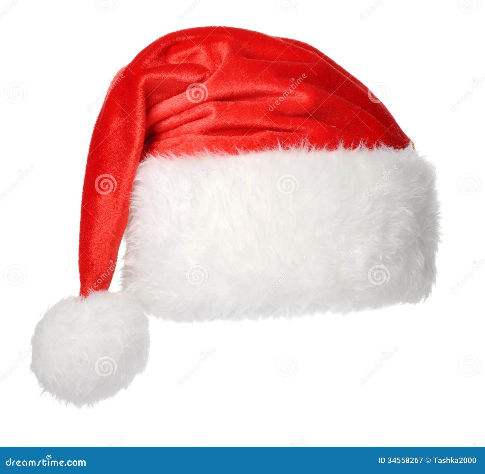 Santa Claus-Hut stockbild. Bild von plüsch, tradition - 34558267