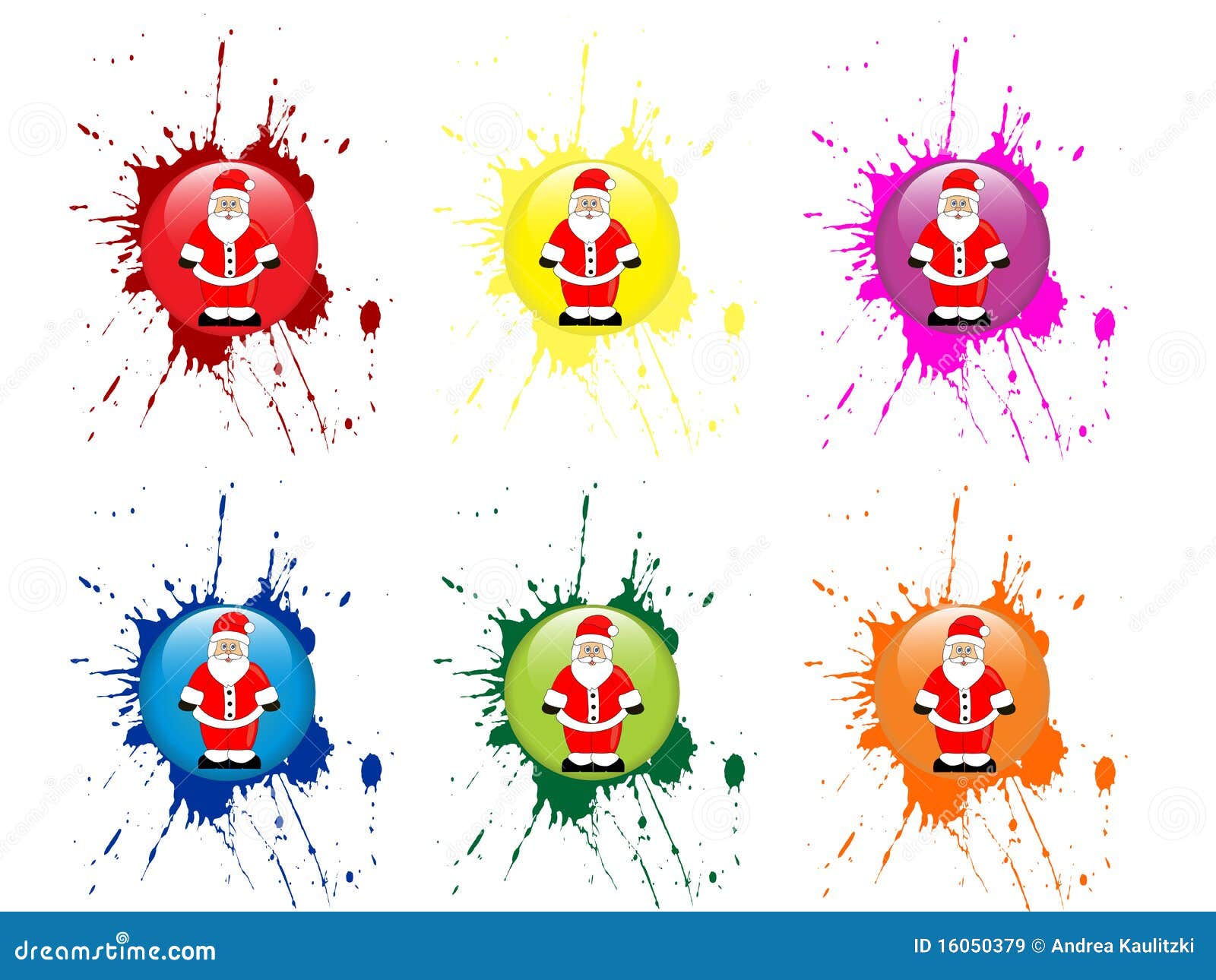 Santa claus icon stock vector. Illustration of decorative - 16050379