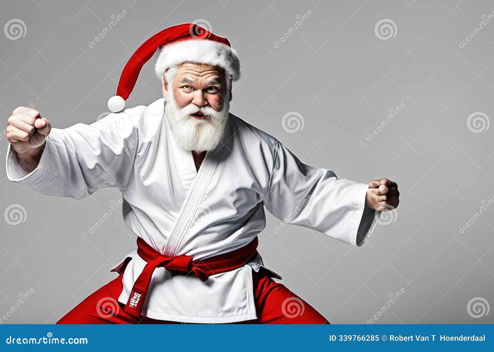 Santa Claus in a Karate Suit at 8-10-2024 Editorial Image ...