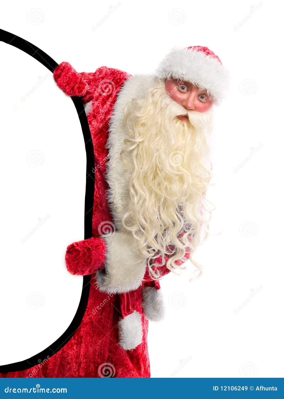 Santa Claus is looking stock image. Image of mature, saint - 12106249