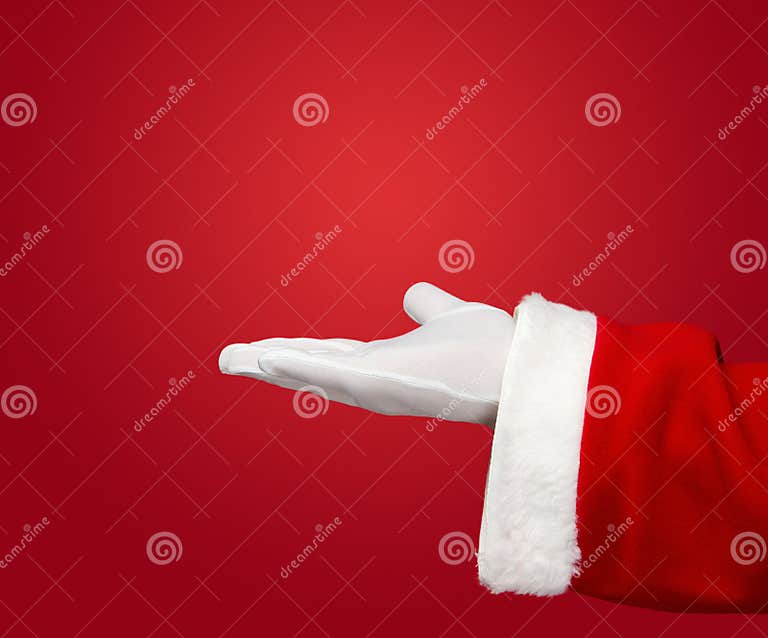Santa Claus open hand stock image. Image of luxury, festive - 27812579