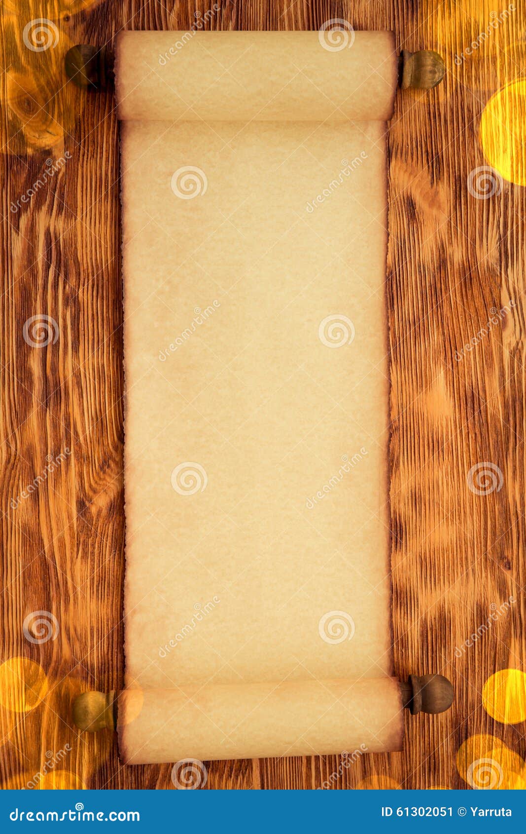 Santa Claus Paper Scroll on Wood Stock Image - Image of roll, grunge ...